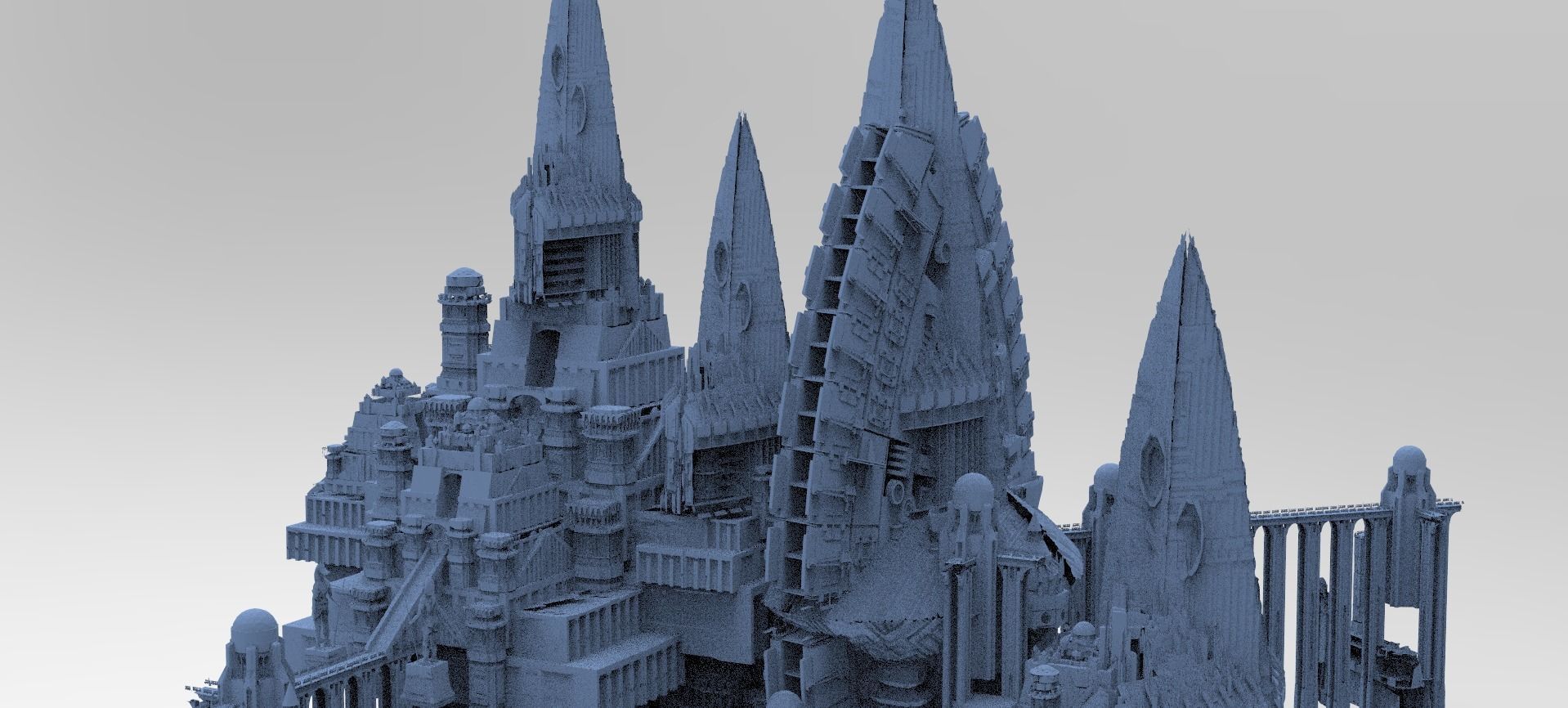 Wizards Master Fortress Kings Tower collection 3D model | CGTrader