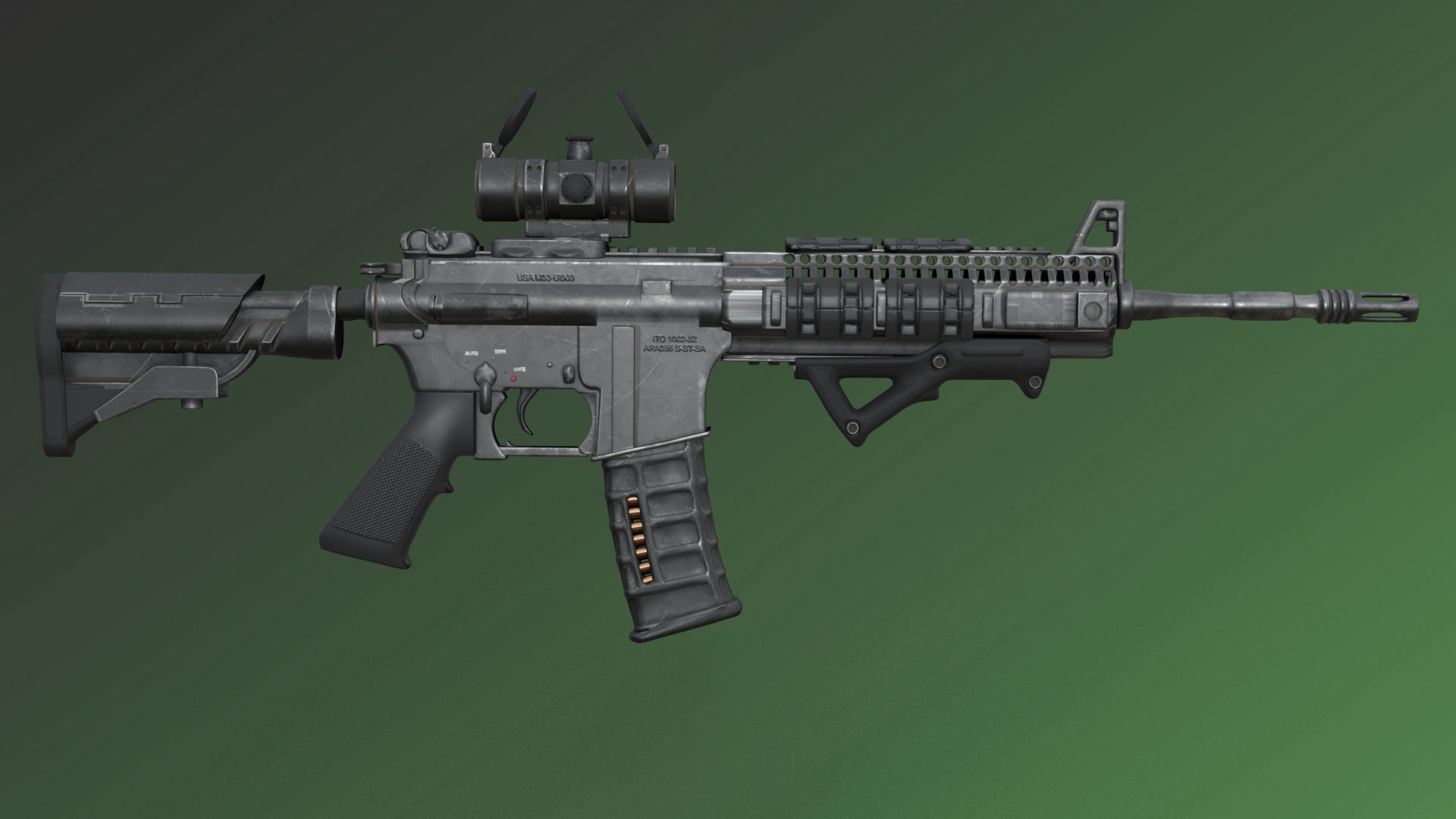 3D model Advanced Female Character 145 with Commando Suit - Rigged VR ...