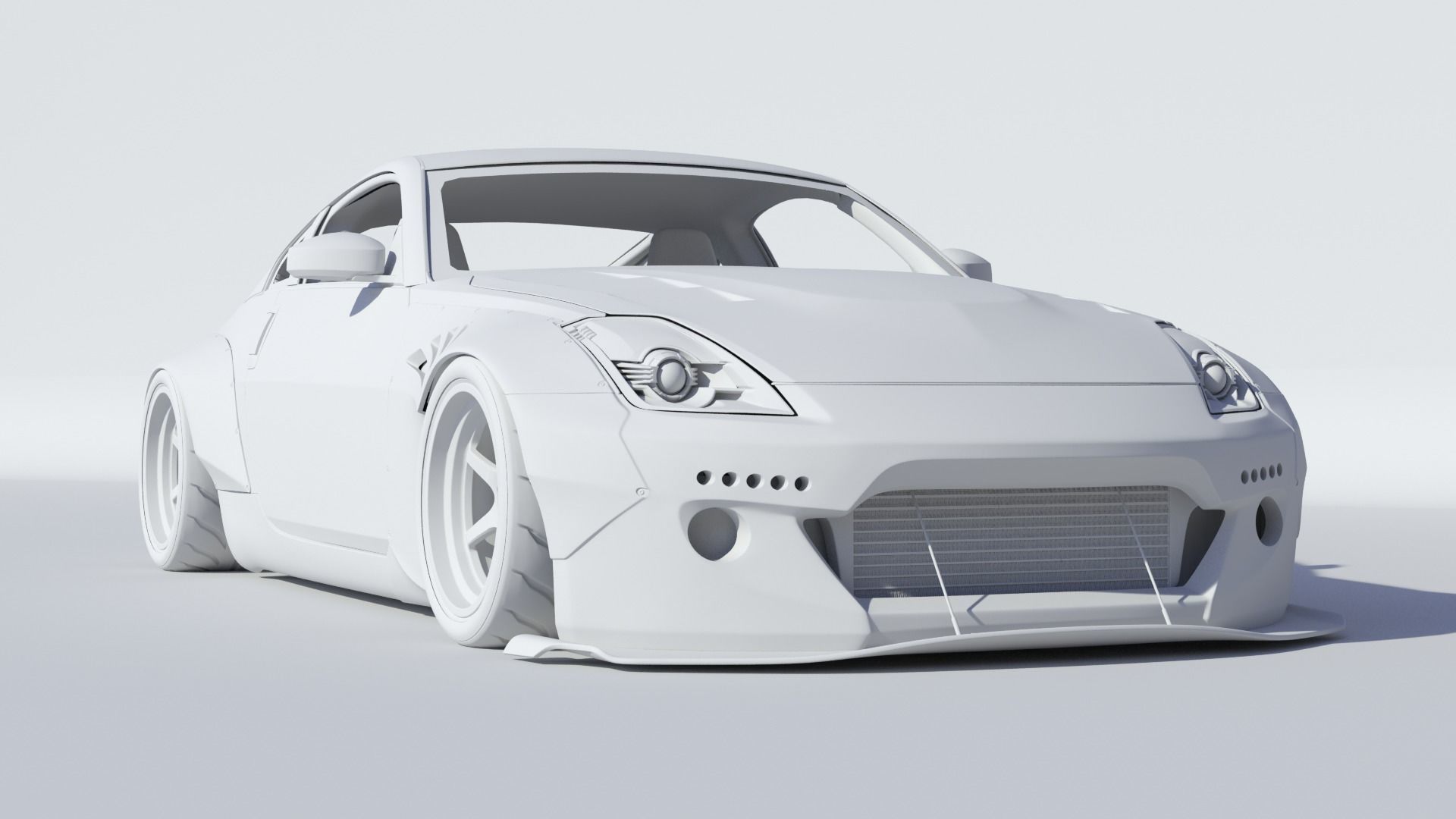 Nissan 350z Rocket bunny 3D model | CGTrader