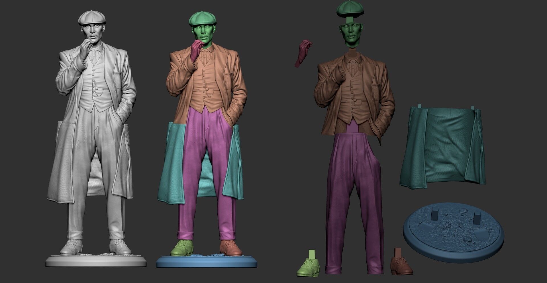 Thomas Shelby Peaky Blinders 3D model 3D printable | CGTrader