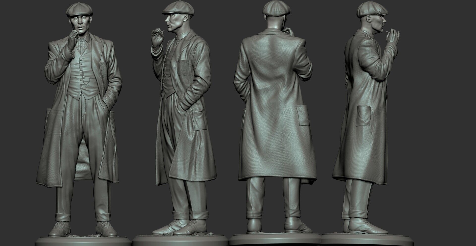 Thomas Shelby Peaky Blinders 3D model 3D printable | CGTrader