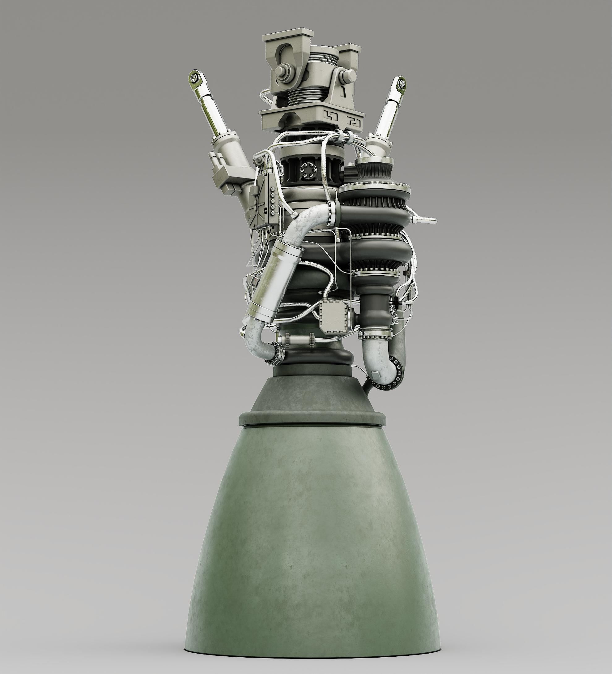 Rocket Engine 3D model | CGTrader