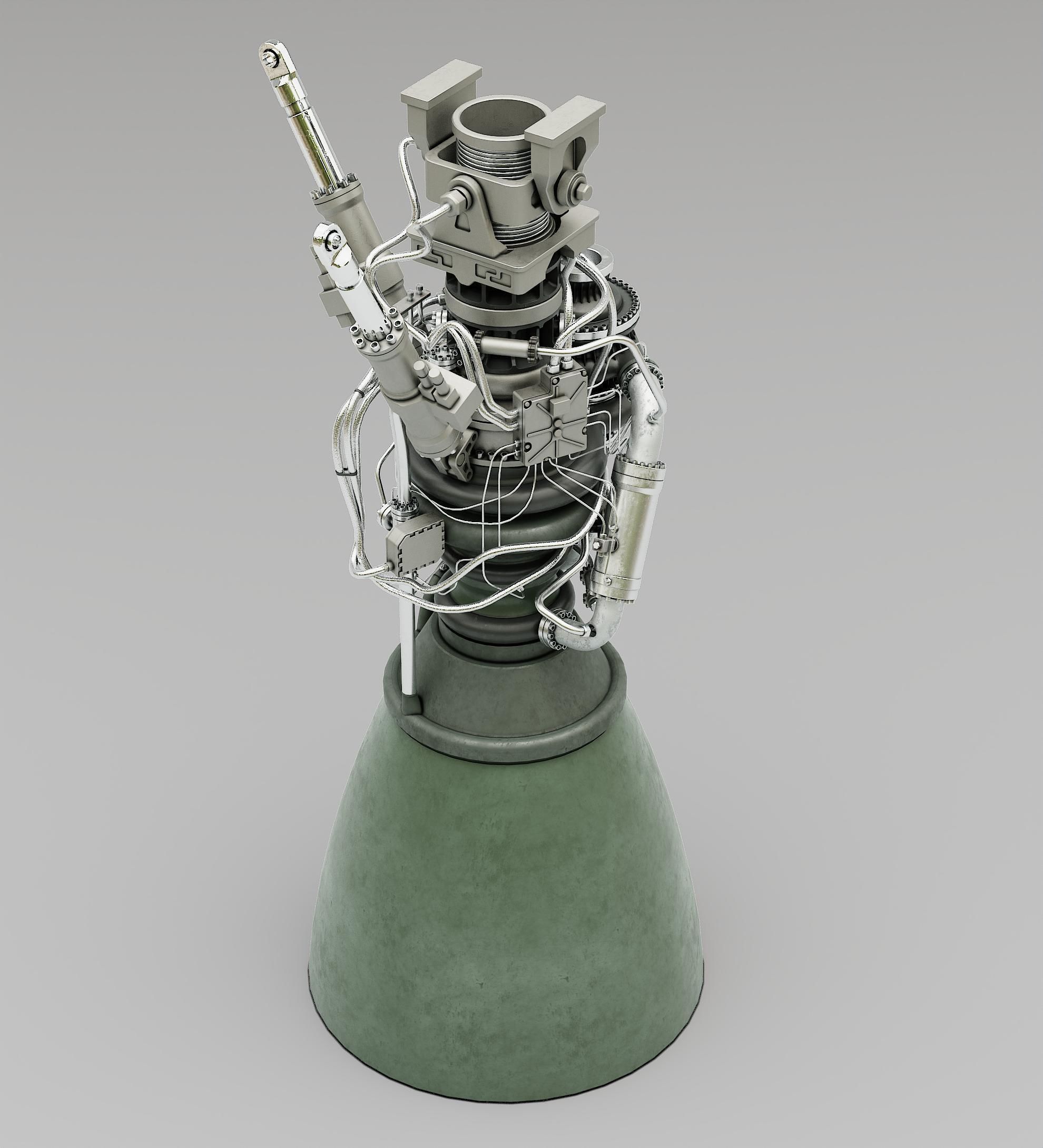Rocket Engine 3D model | CGTrader