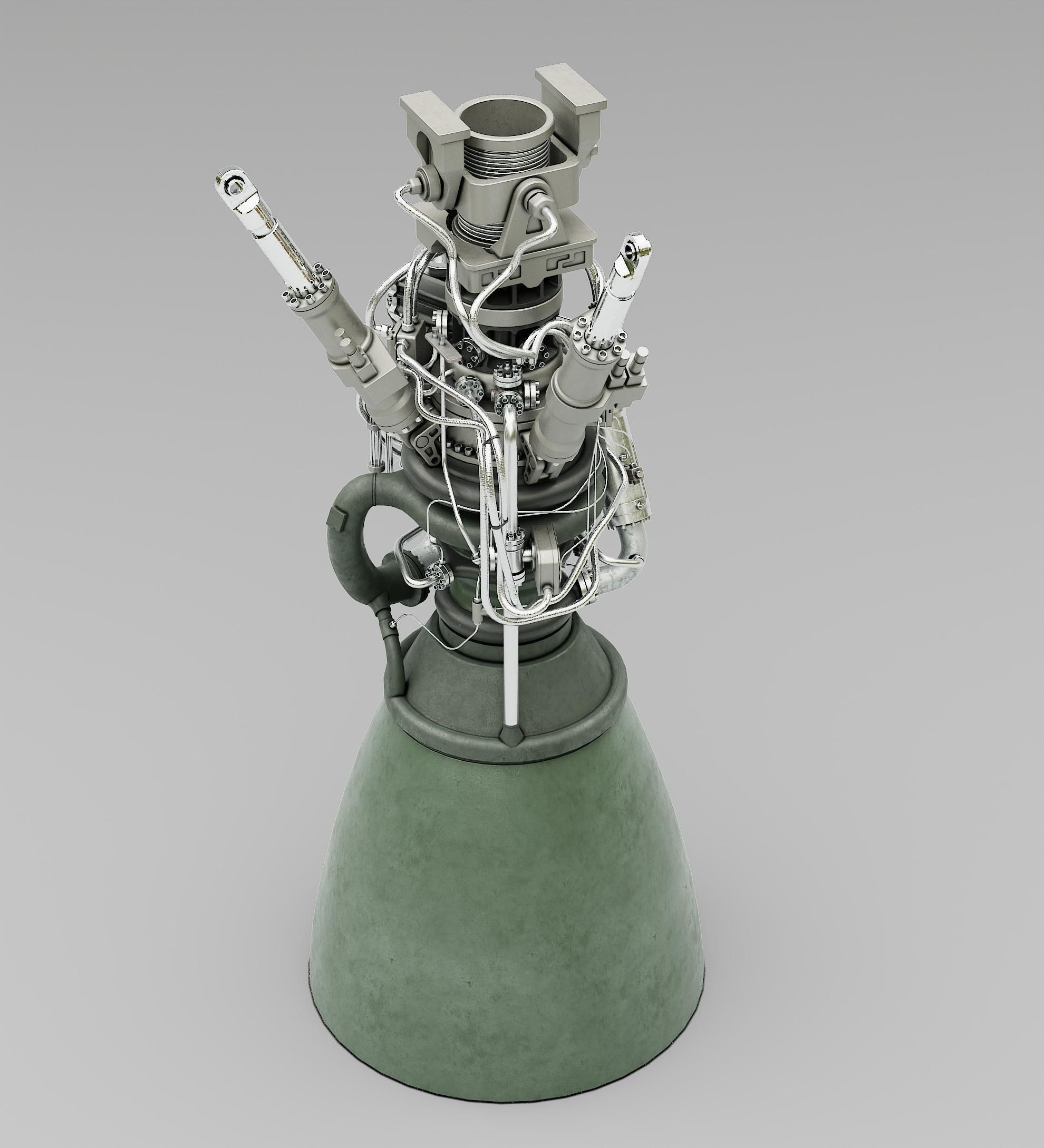 Rocket Engine 3D model | CGTrader
