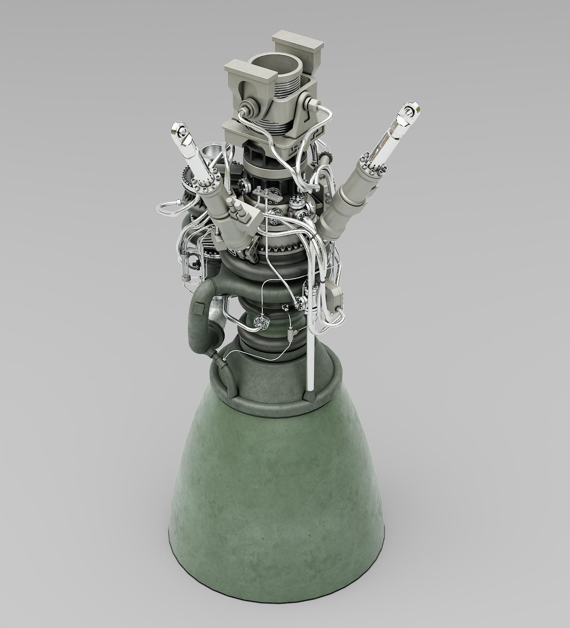 Rocket Engine 3D model | CGTrader