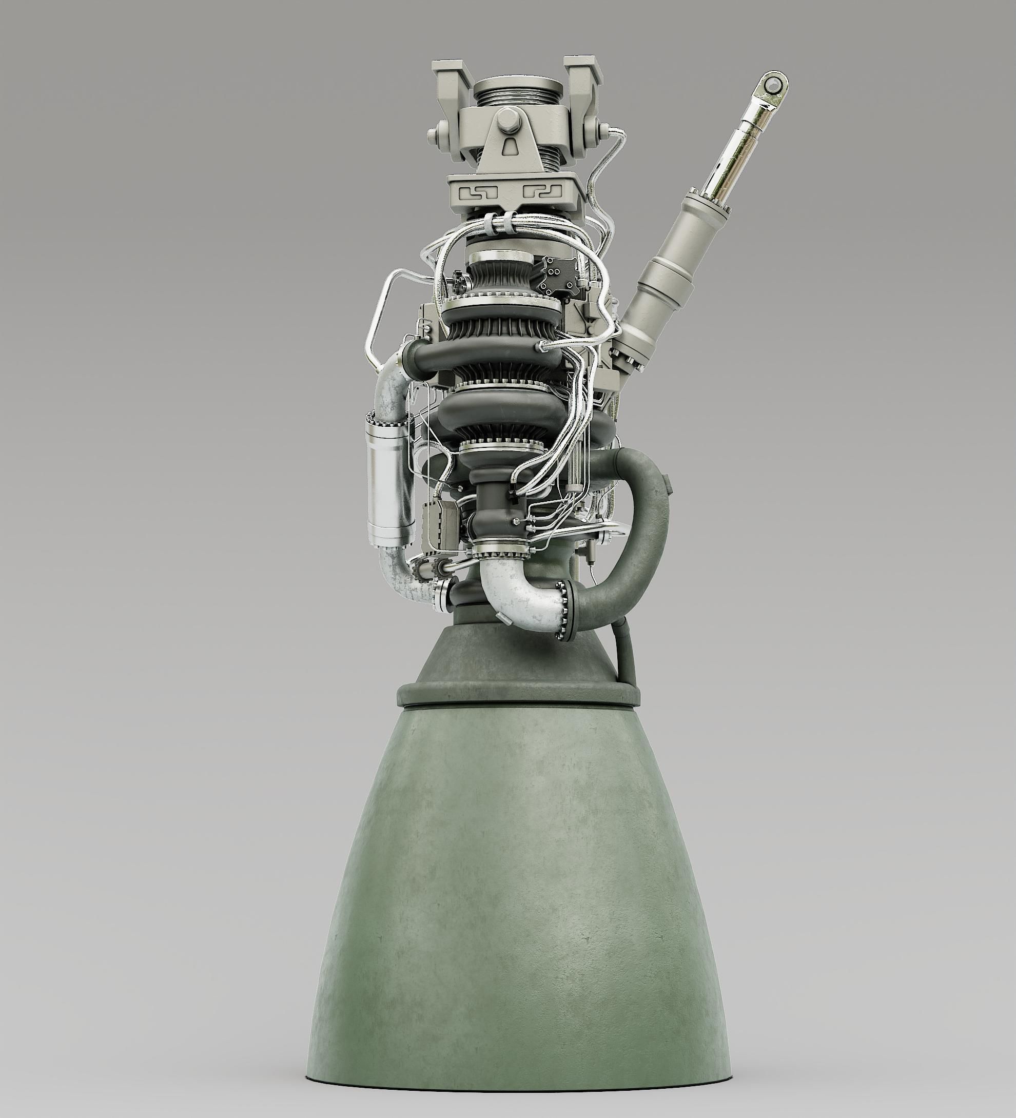 Rocket Engine 3D model | CGTrader