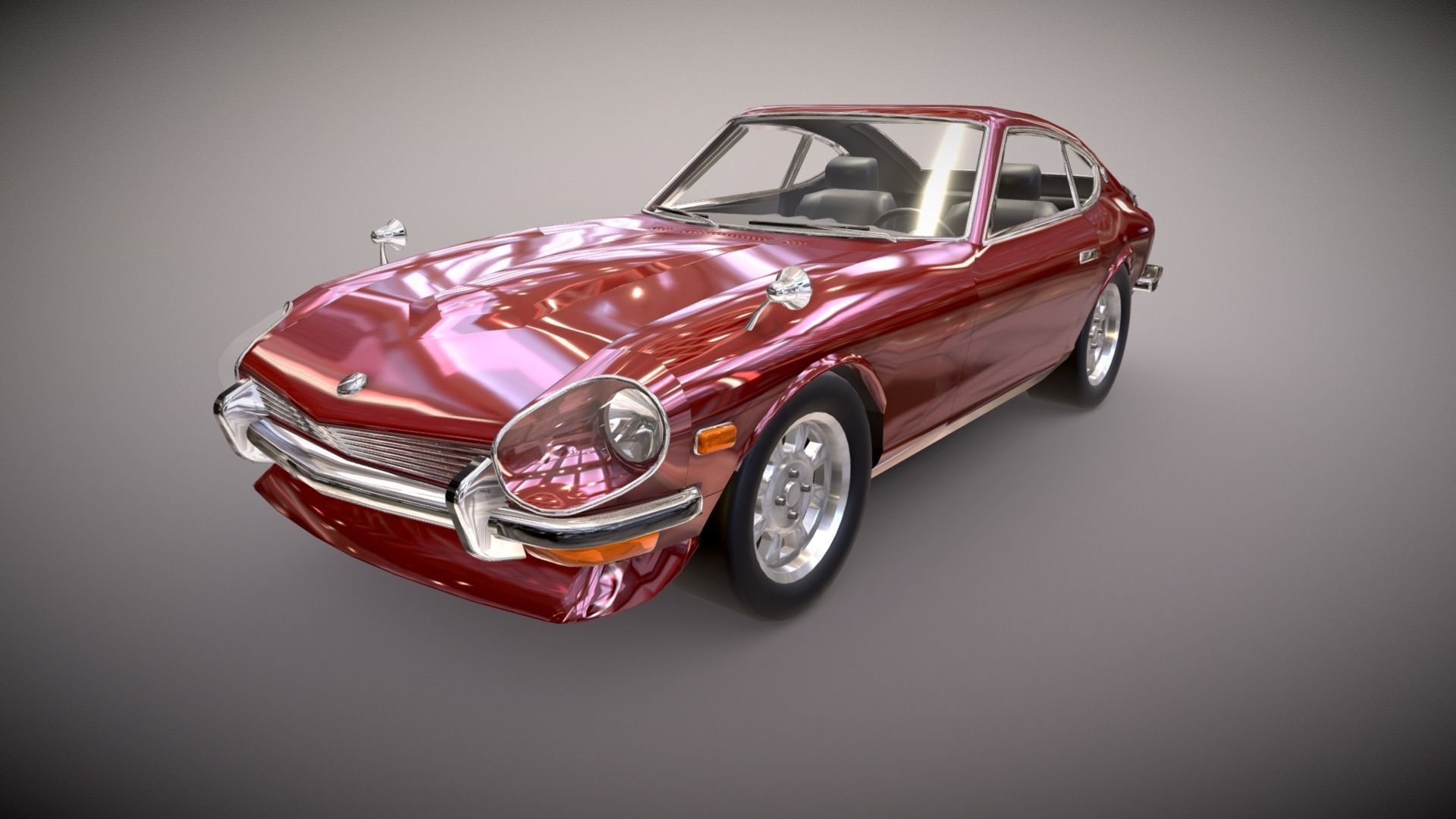 3D model Nissan 240z VR / AR / low-poly | CGTrader