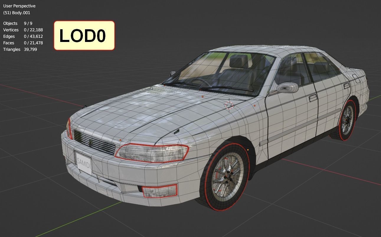 3D model Toyota Mark 2 VR / AR / low-poly | CGTrader