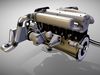 3D model Engine Inline 6 cylinders Animated VR / AR / low-poly | CGTrader