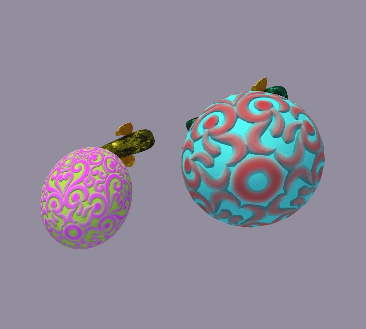 3D model magical fruit strange beautiful fruit magical plant game fruit ...