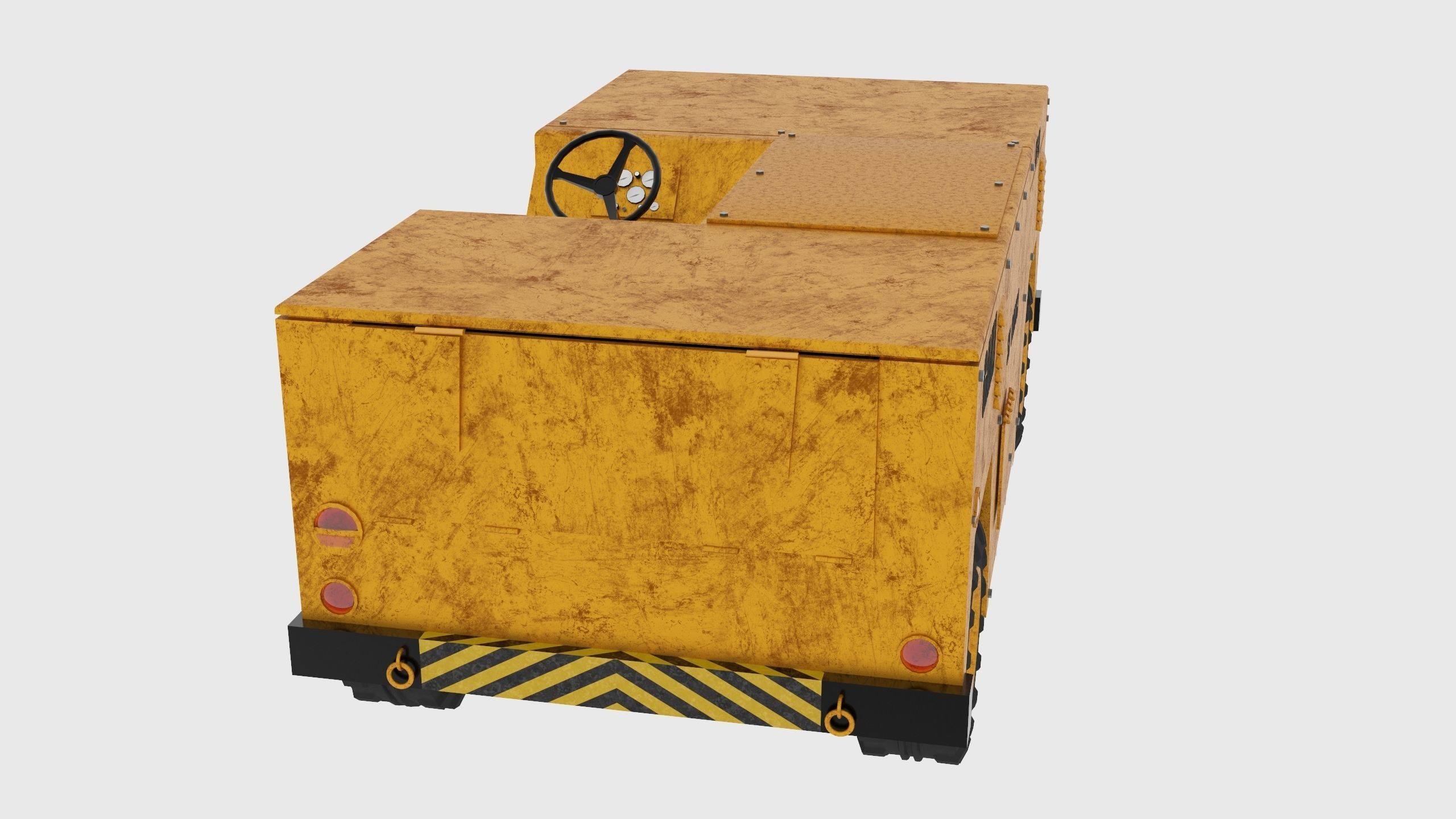 3D model US Navy Aircraft NC-8A Mobile Electric Power Plant Tractor VR ...