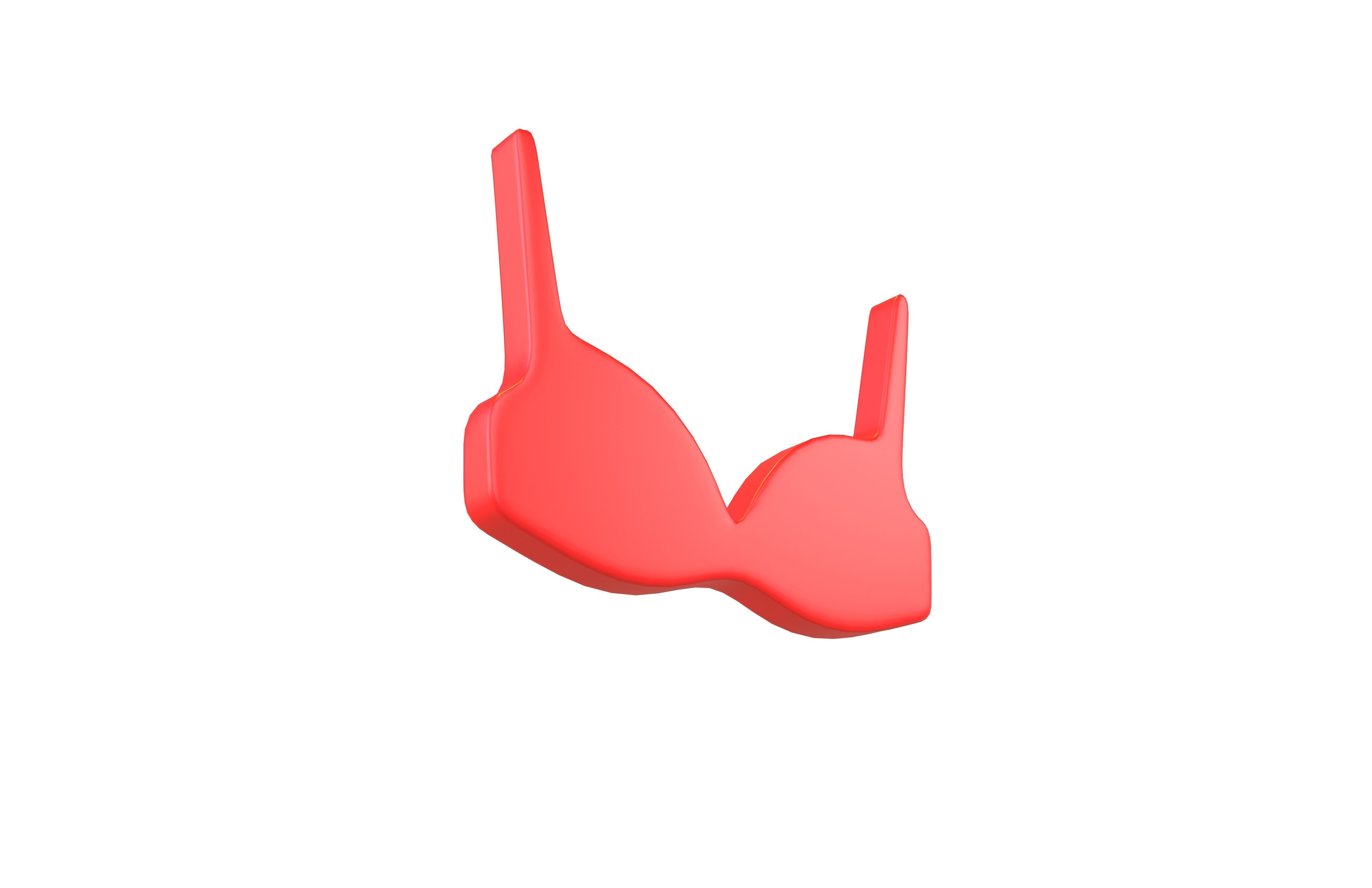 3D model Bra Symbol v1 003 VR / AR / low-poly | CGTrader