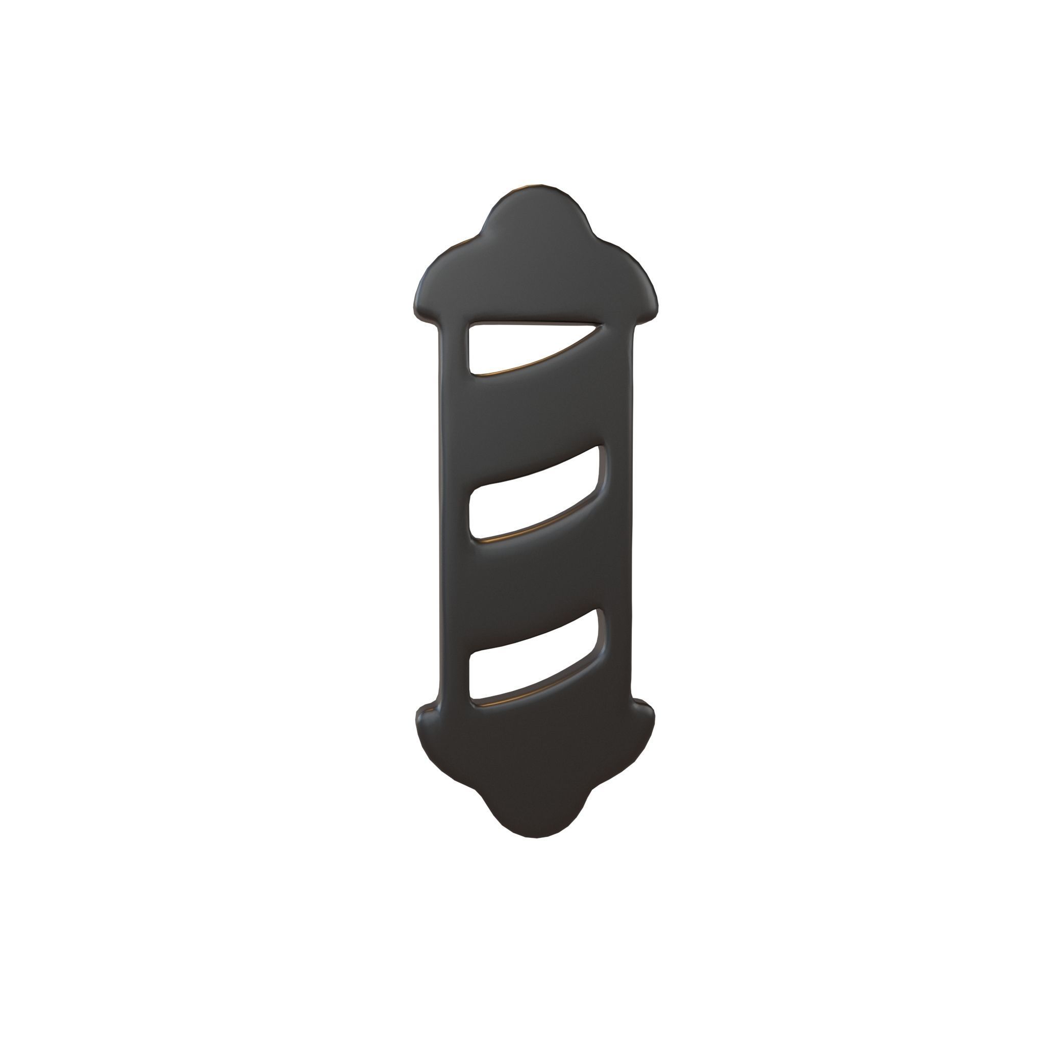 3D model Barber Pole Symbol v1 001 VR / AR / low-poly | CGTrader