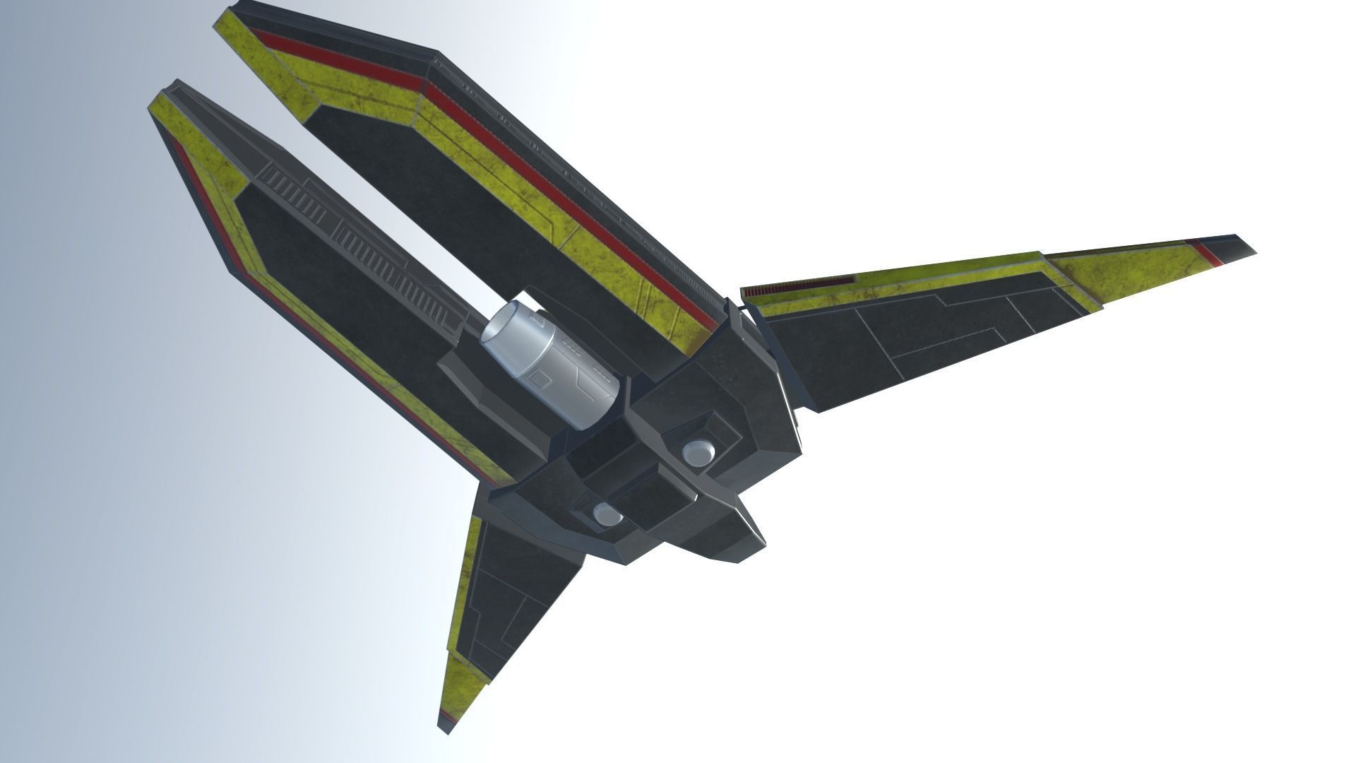 3D model GUTS WING 2 ultrman tiga plane aircraft Low-poly 3D model VR ...