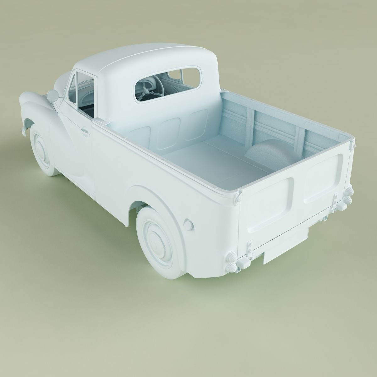 Morris Minor 1000 Pickup 3D model | CGTrader