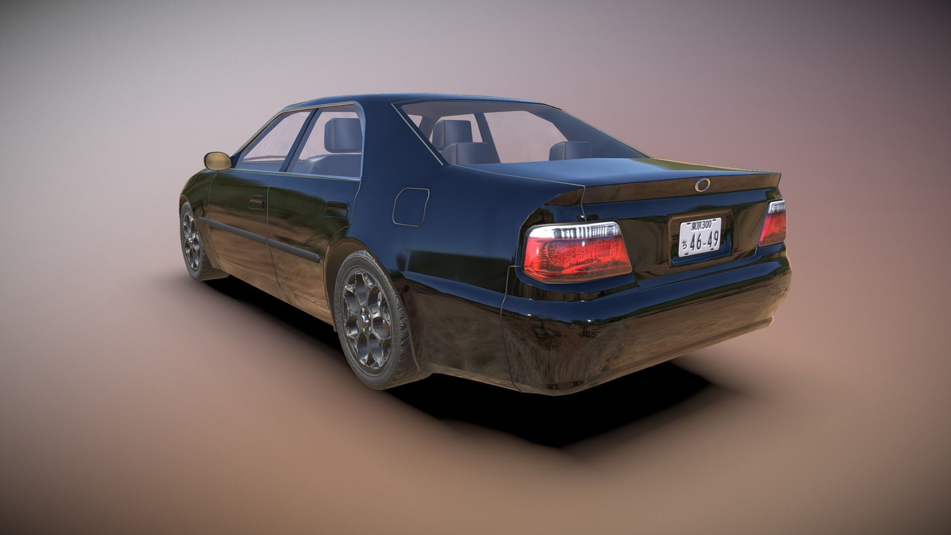 3D model Toyota Chaiser 99 year VR / AR / low-poly | CGTrader