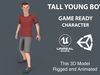 3D model Tall Young Boy VR / AR / low-poly | CGTrader