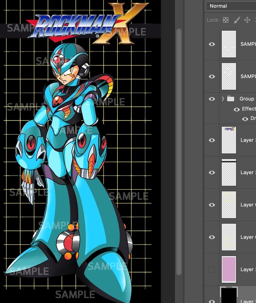 Return X Rockman Rock Punch megaman 3D model | CGTrader