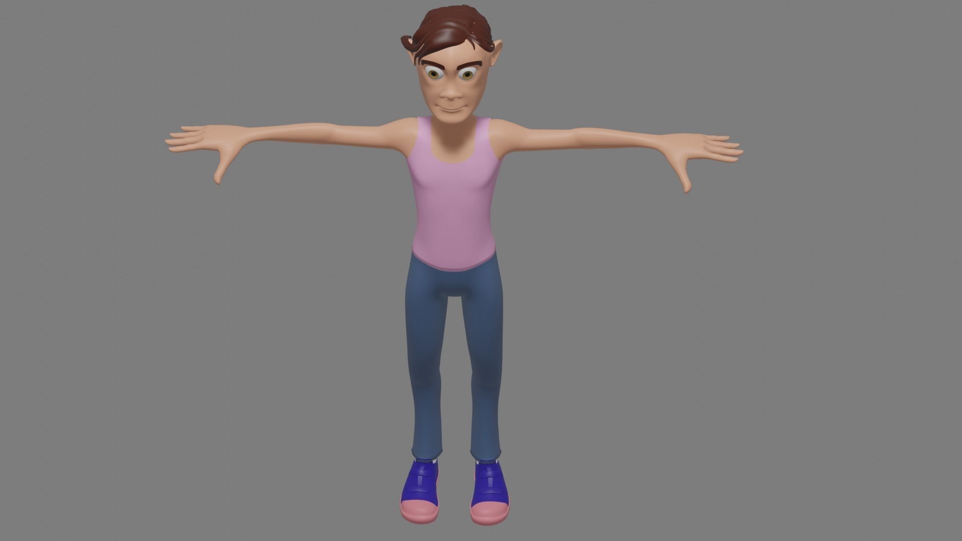3D Model without bones free VR / AR / low-poly 3D model animated | CGTrader