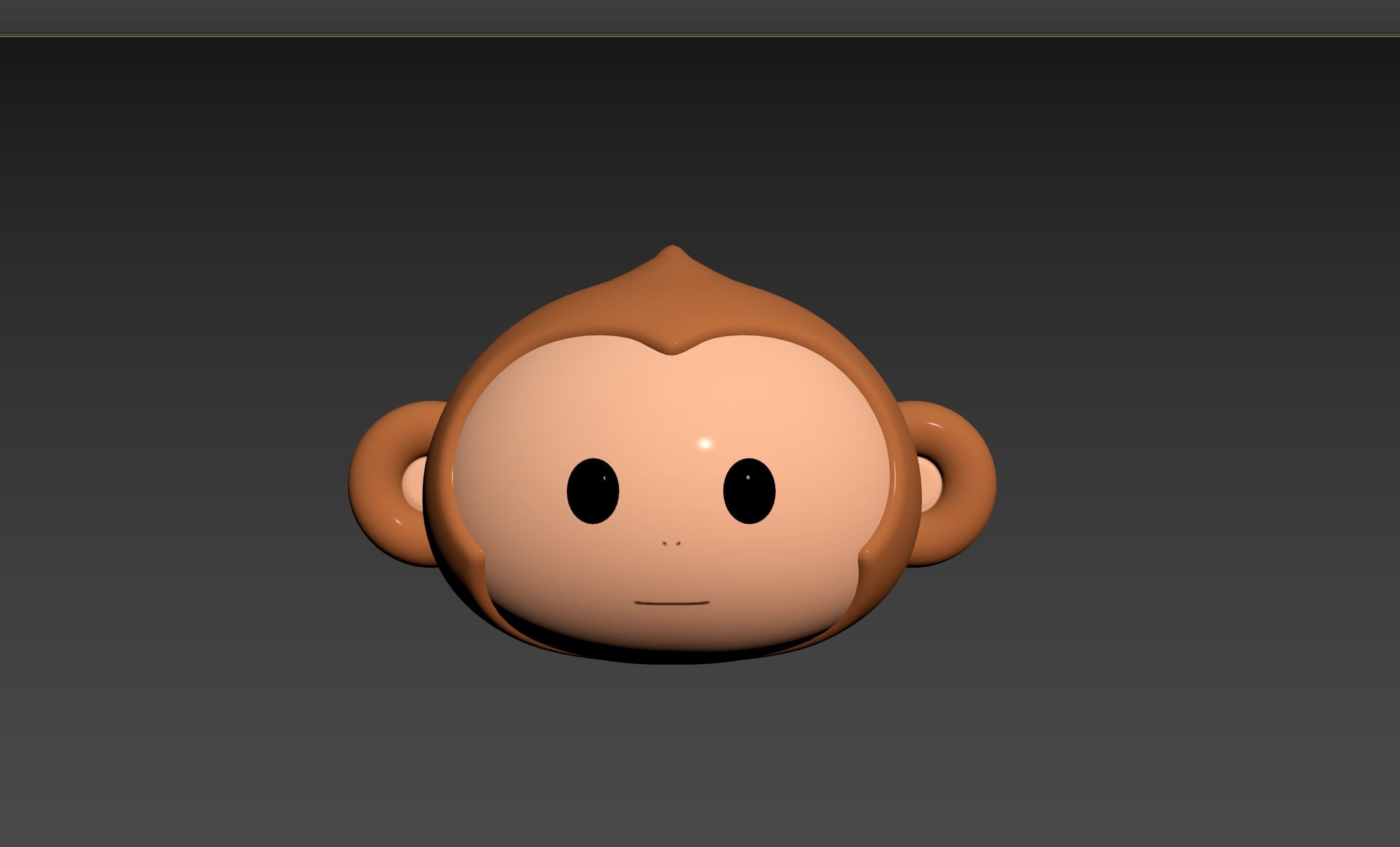 Prop144 Monkey Head 3D model | CGTrader