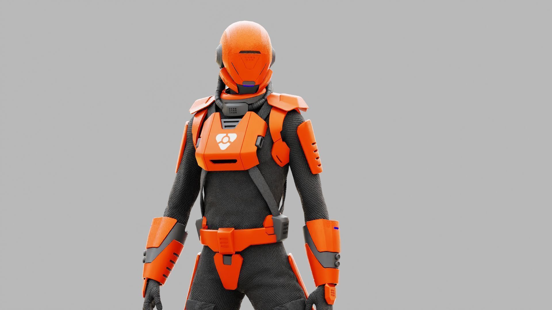 MARS MISSION SUITE RIGGED 3D model rigged | CGTrader