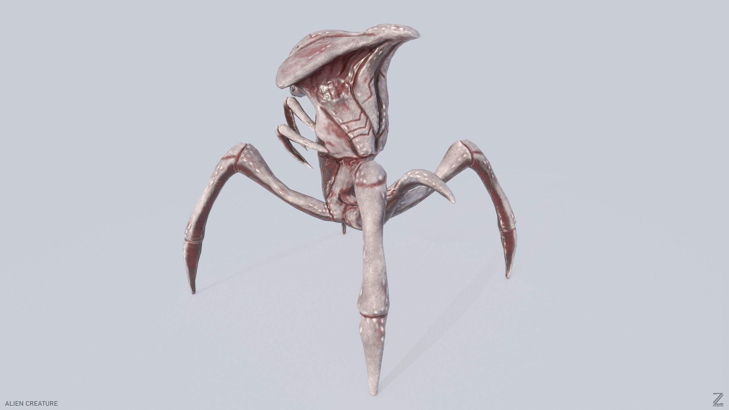 3D model Alien creature VR / AR / low-poly | CGTrader
