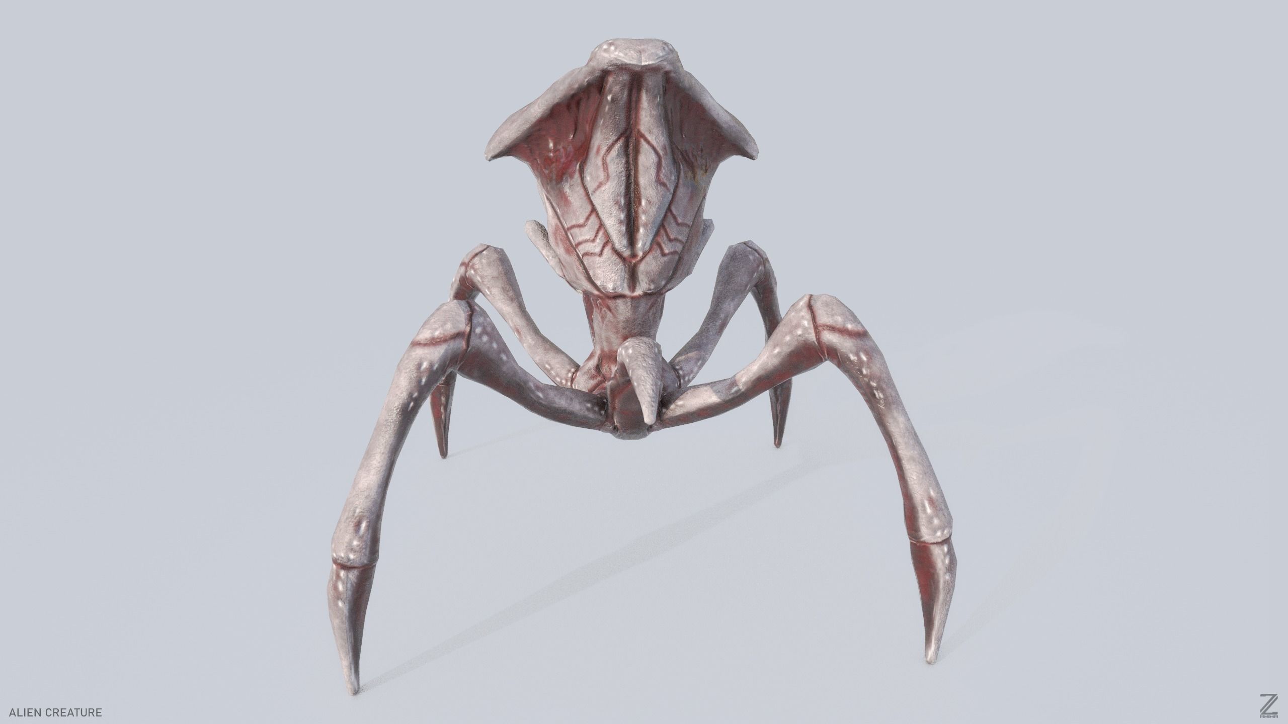 3D model Alien creature VR / AR / low-poly | CGTrader