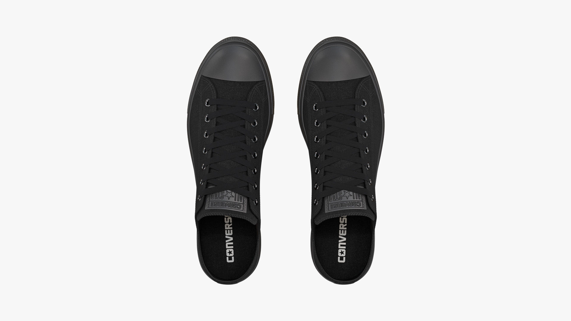 Chuck Taylor All Star Lift Platform Low Top Mono Black 3D model | CGTrader