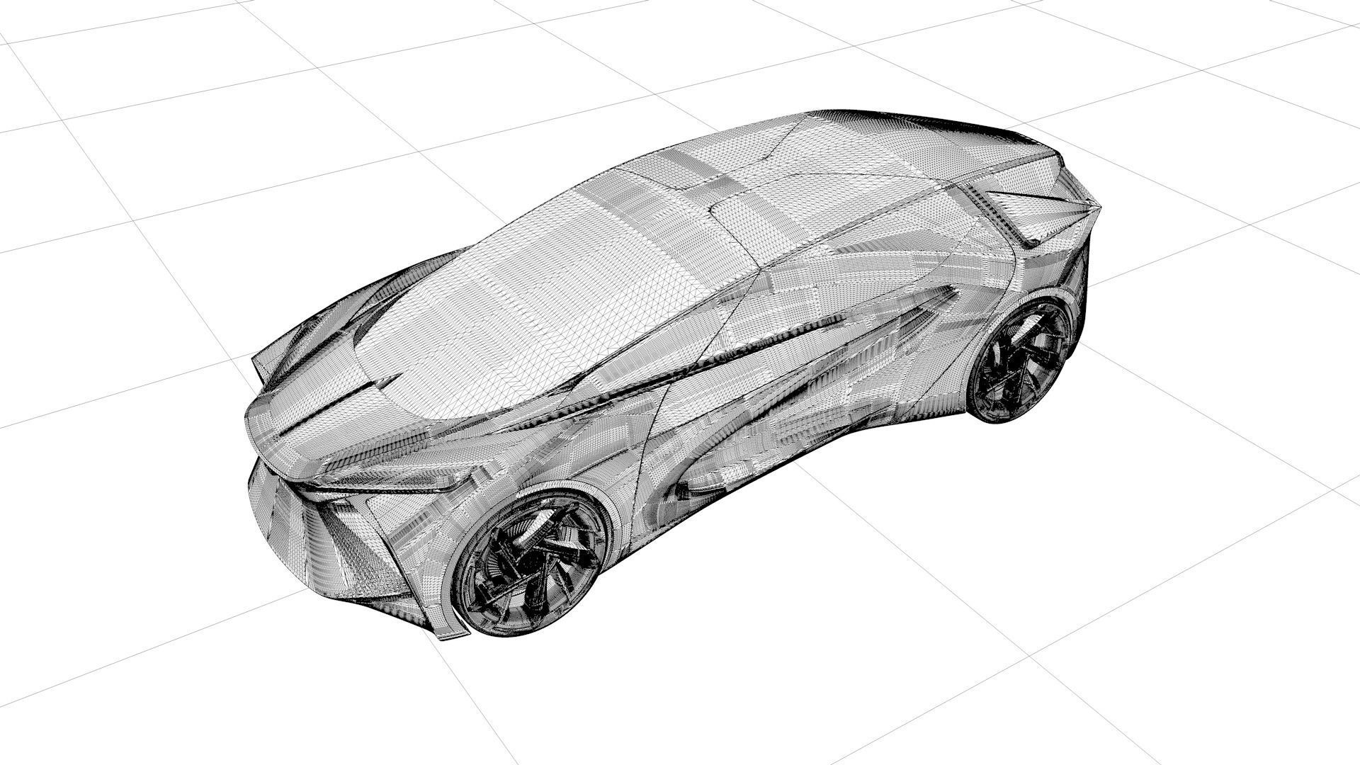 LEXUS LF-30 electric concept car model made by C4D OCtane 3D model ...