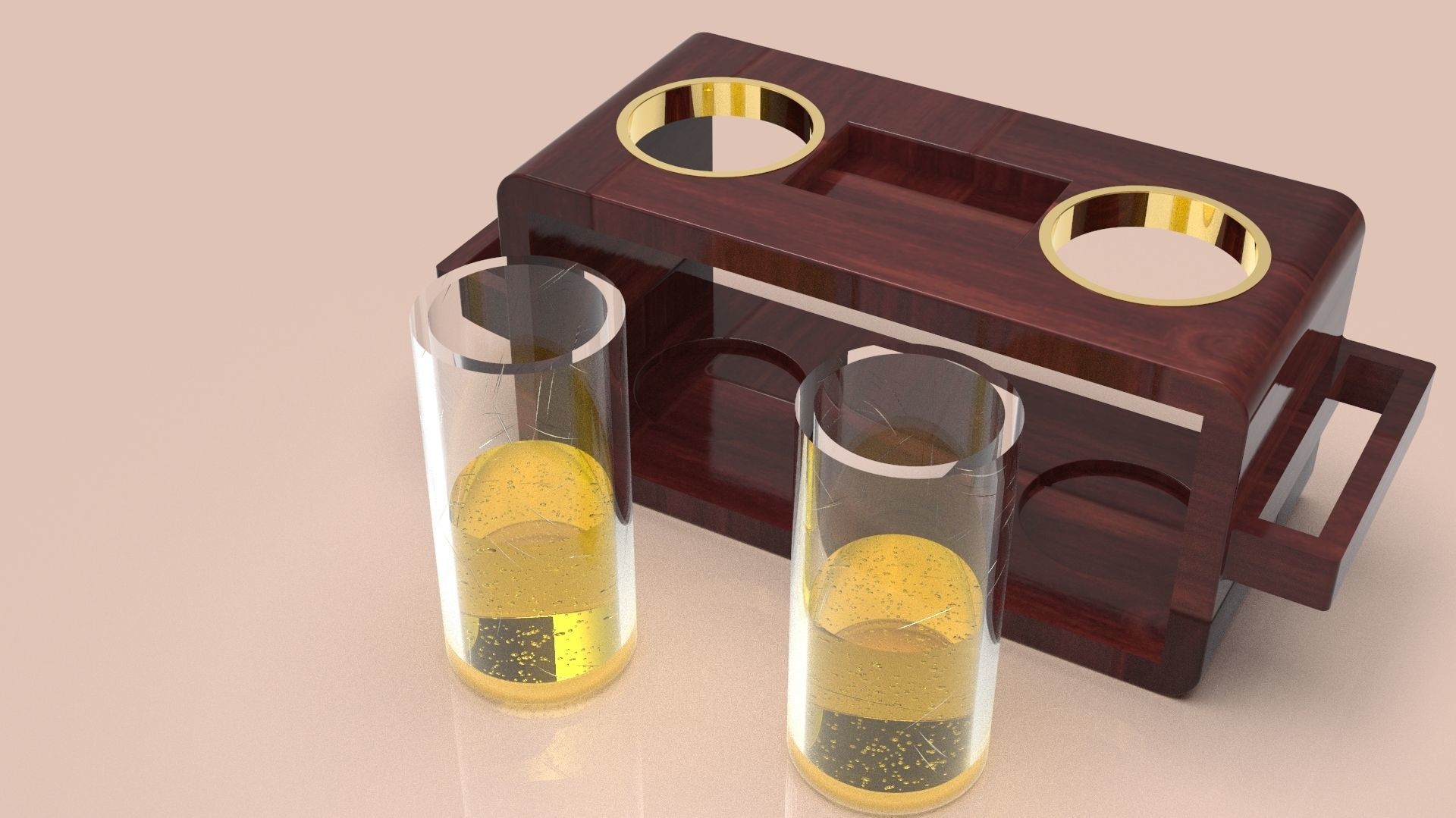 3d Tray beer holder 3D model | CGTrader