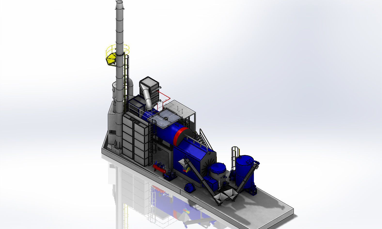 Biomass sawdust Burner 3D model | CGTrader