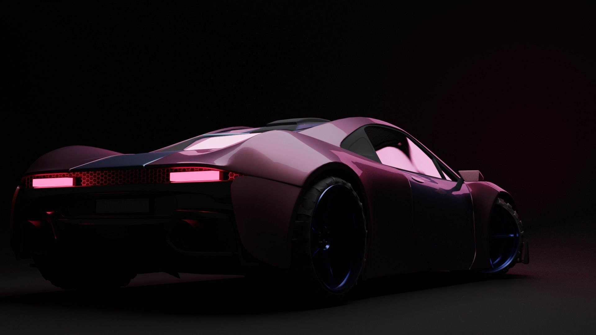 high detailed high poly supercar model rigged free 3D model rigged ...