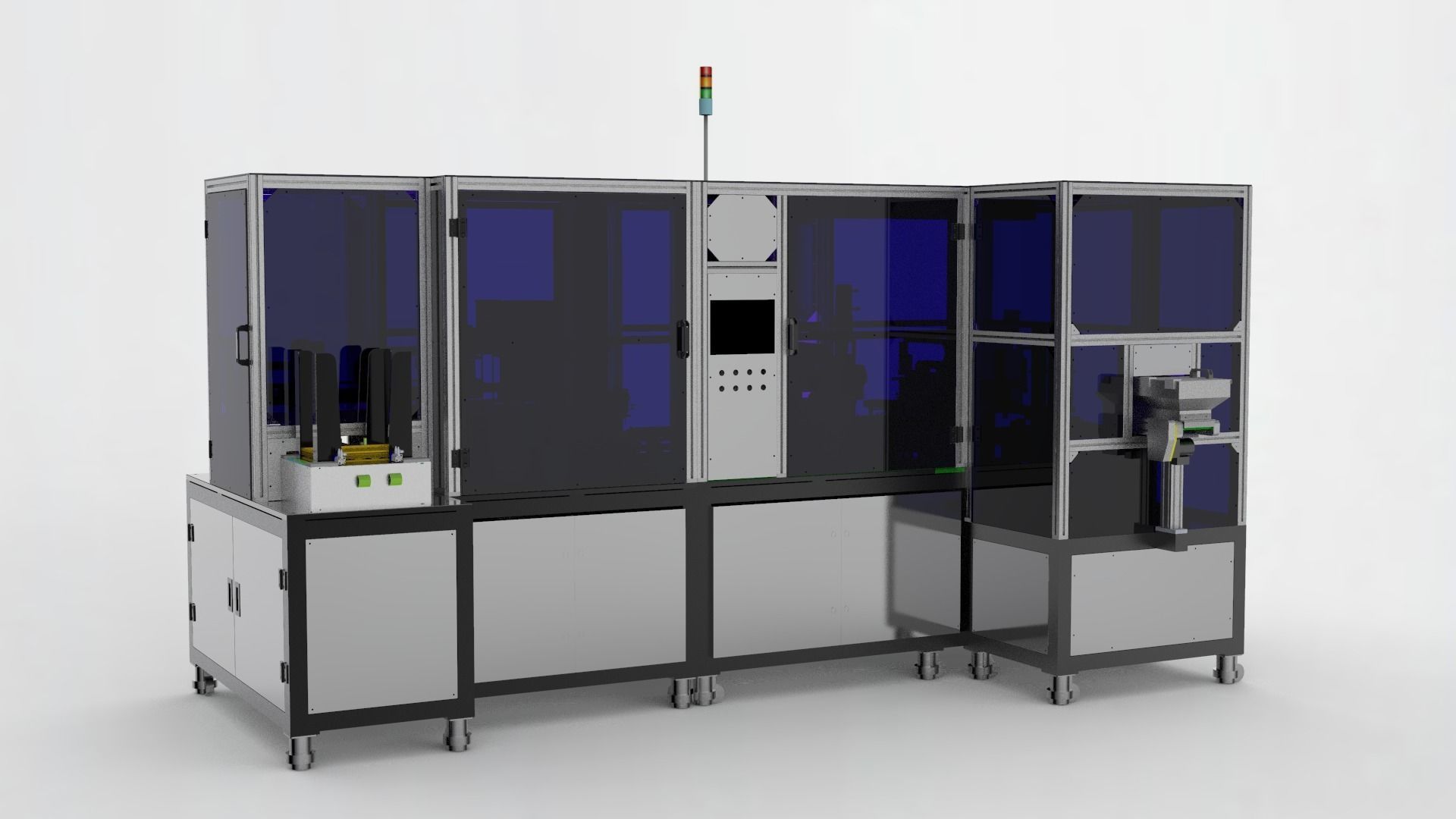 Tray curing automatic loading and unloading machine 3D model | CGTrader