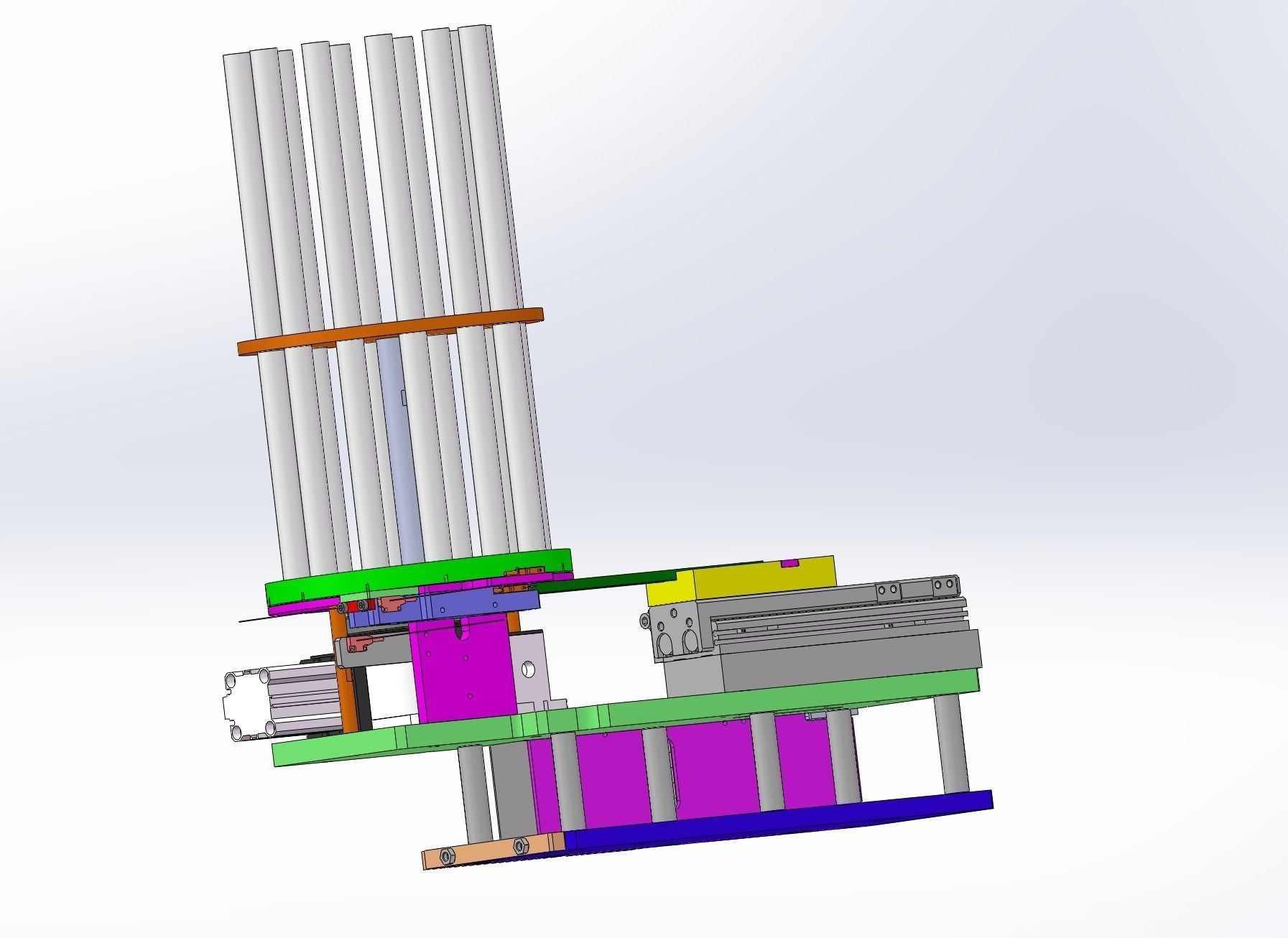 Tray curing automatic loading and unloading machine 3D model | CGTrader