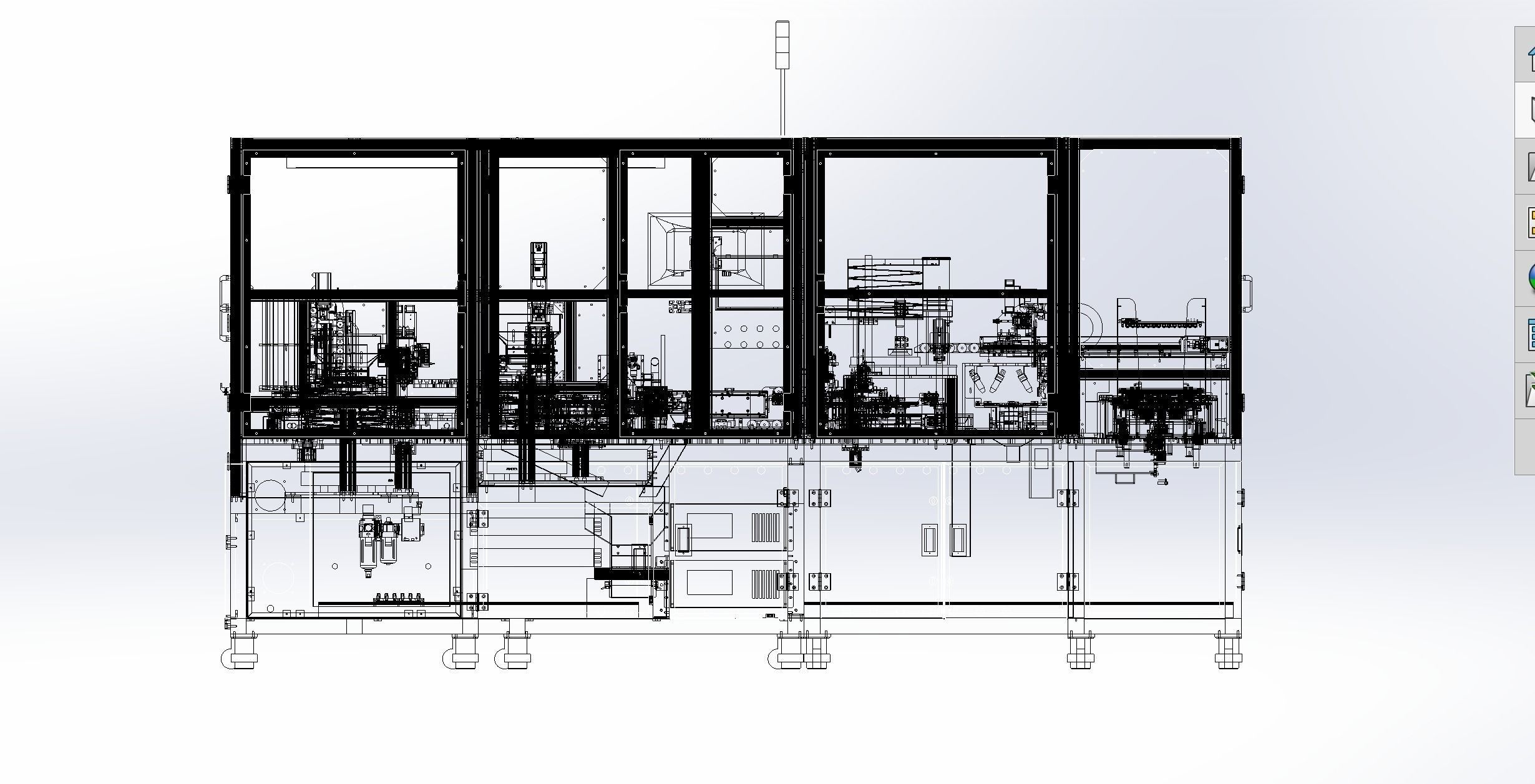 Tray curing automatic loading and unloading machine 3D model | CGTrader