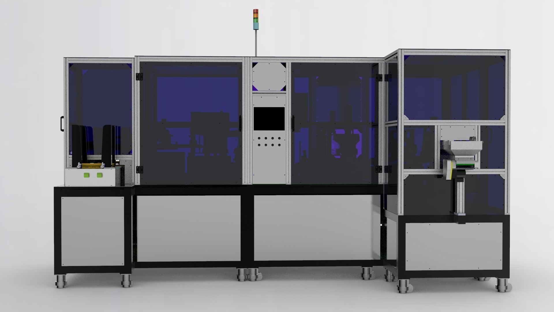 Tray curing automatic loading and unloading machine 3D model | CGTrader