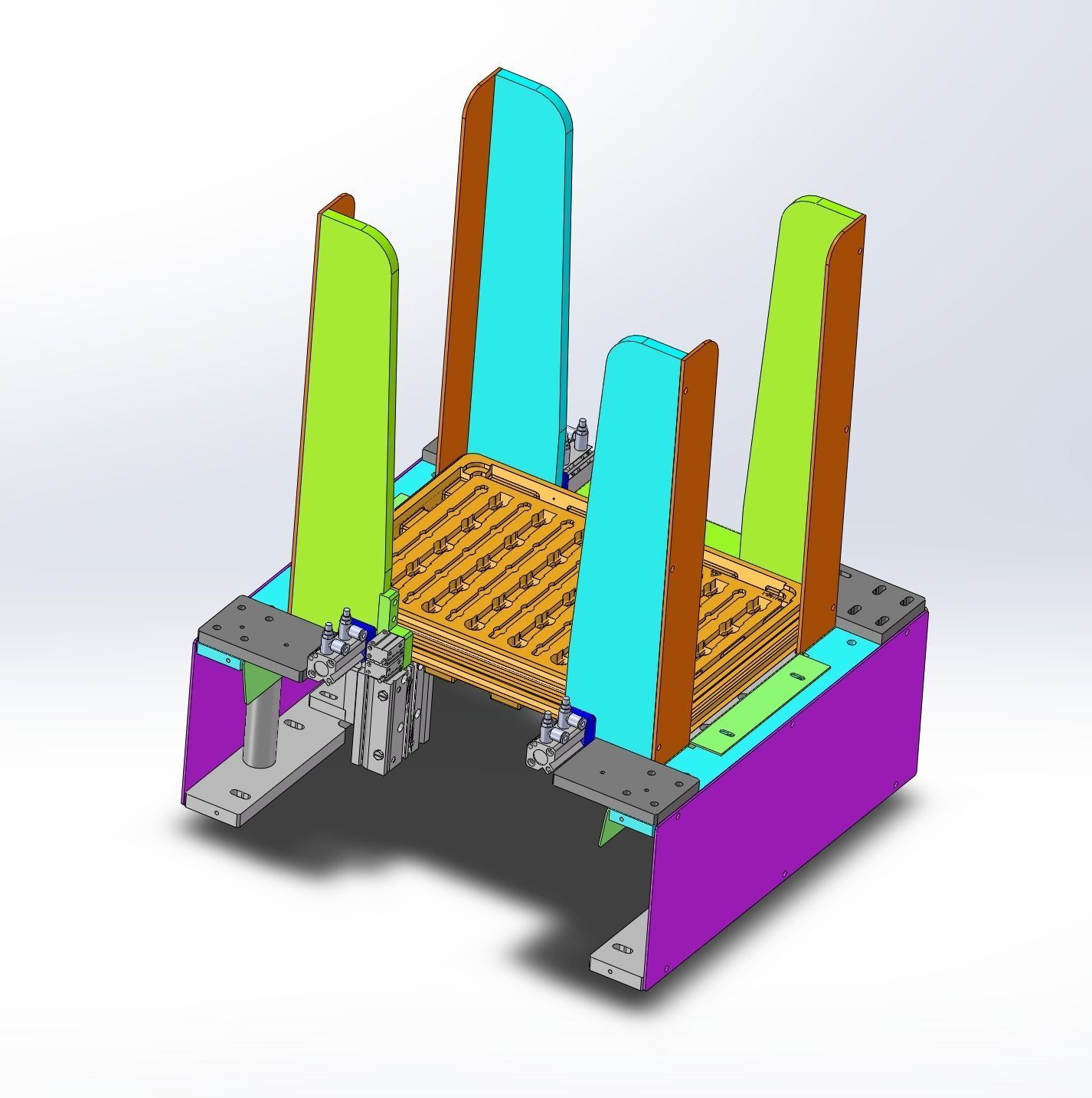 Tray curing automatic loading and unloading machine 3D model | CGTrader