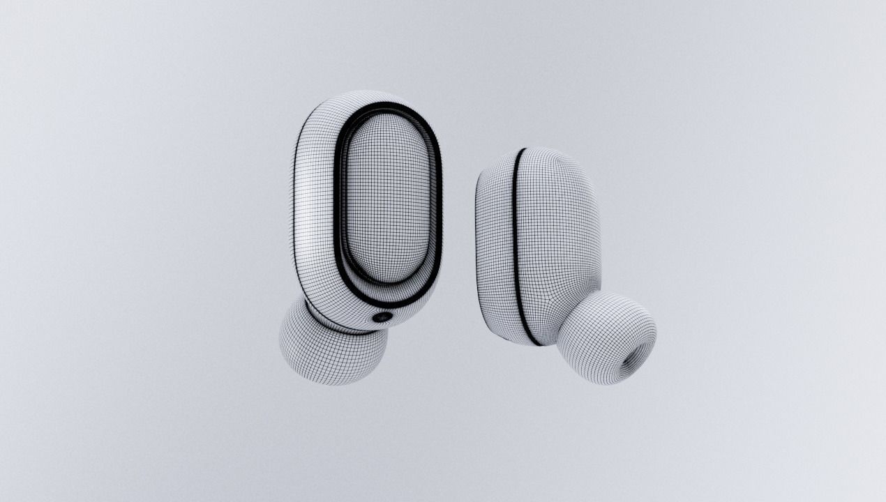 3D Earbuds xiaomi airpods free 3D model | CGTrader