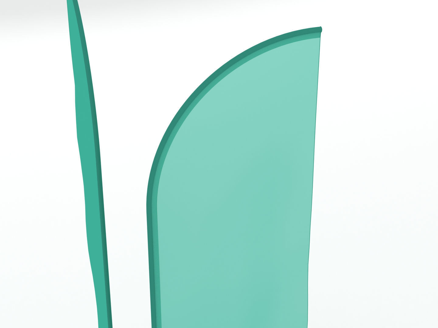 Feather Flag Banner 3D model | CGTrader