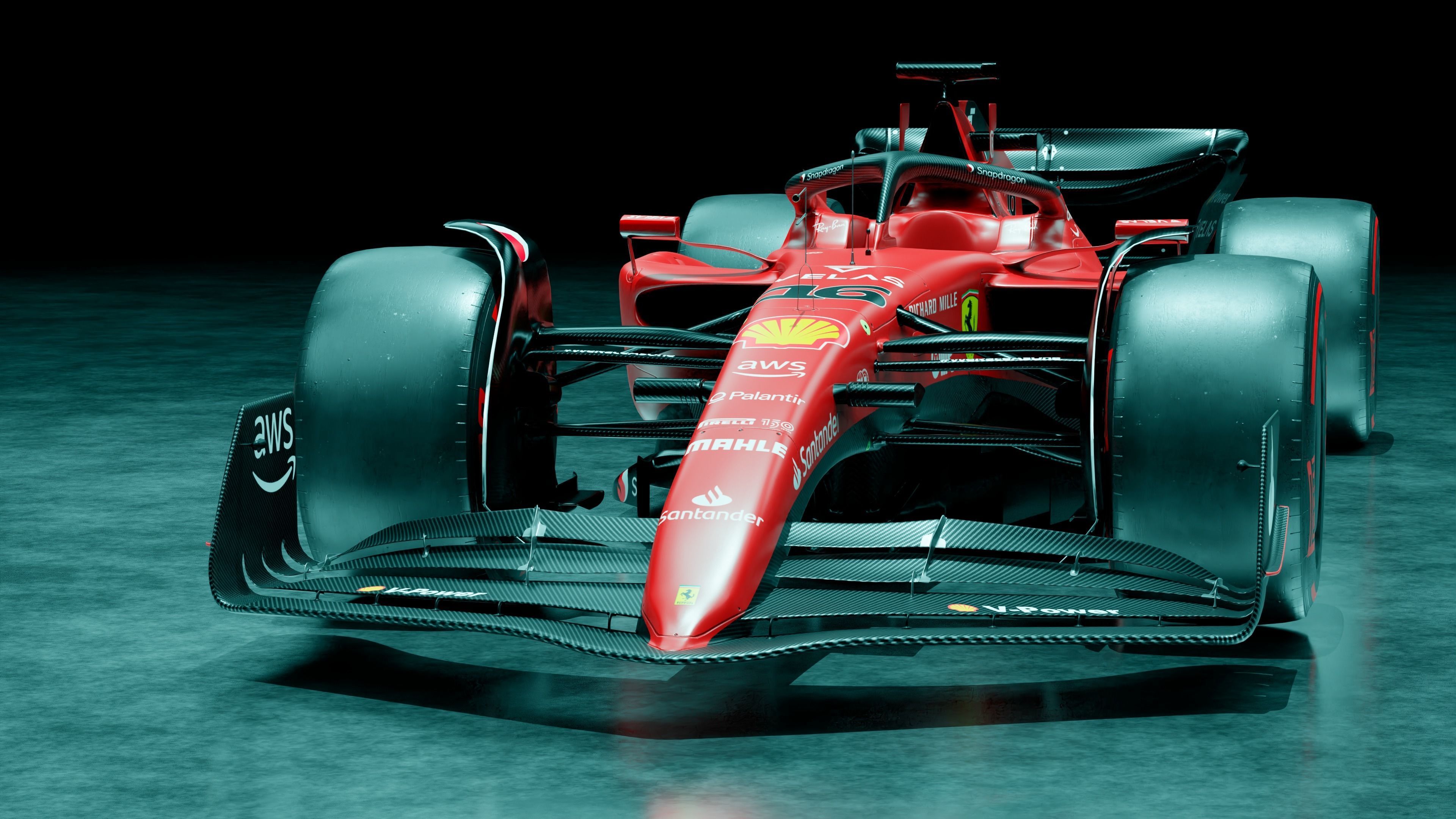 3D model f1 2022 Ferrari F1-75 VR / AR / low-poly | CGTrader