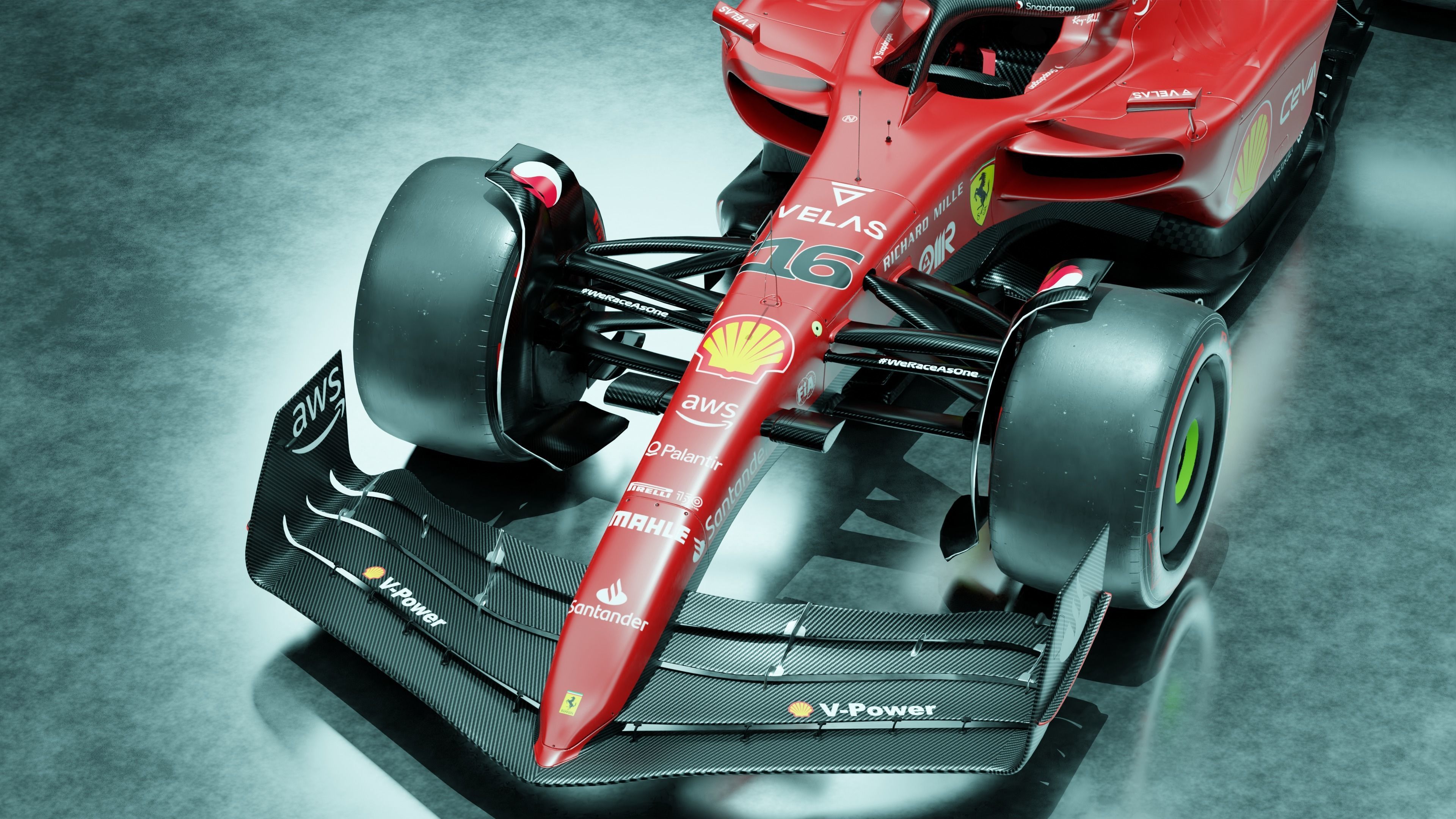 3D model f1 2022 Ferrari F1-75 VR / AR / low-poly | CGTrader