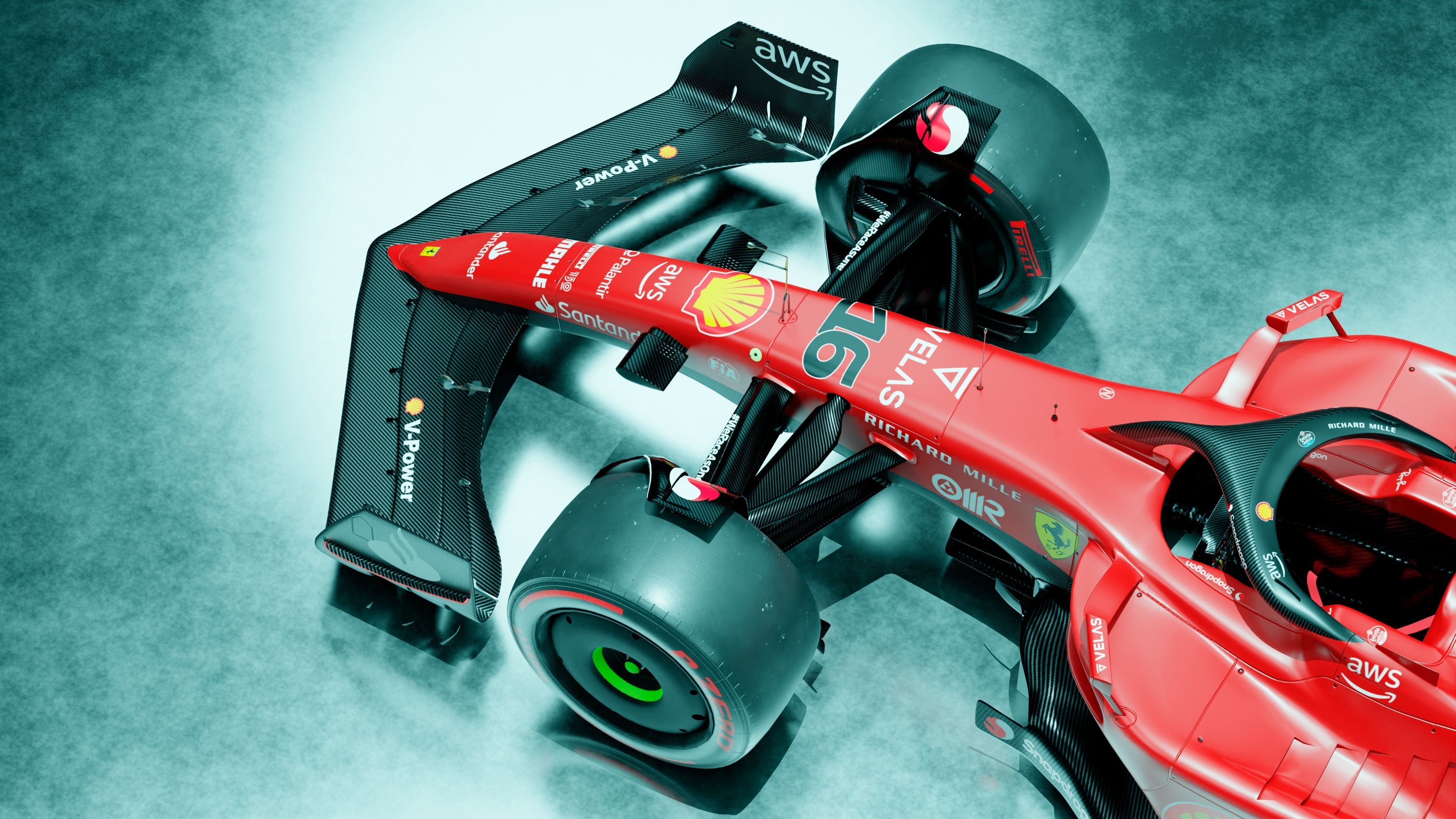 3D model f1 2022 Ferrari F1-75 VR / AR / low-poly | CGTrader