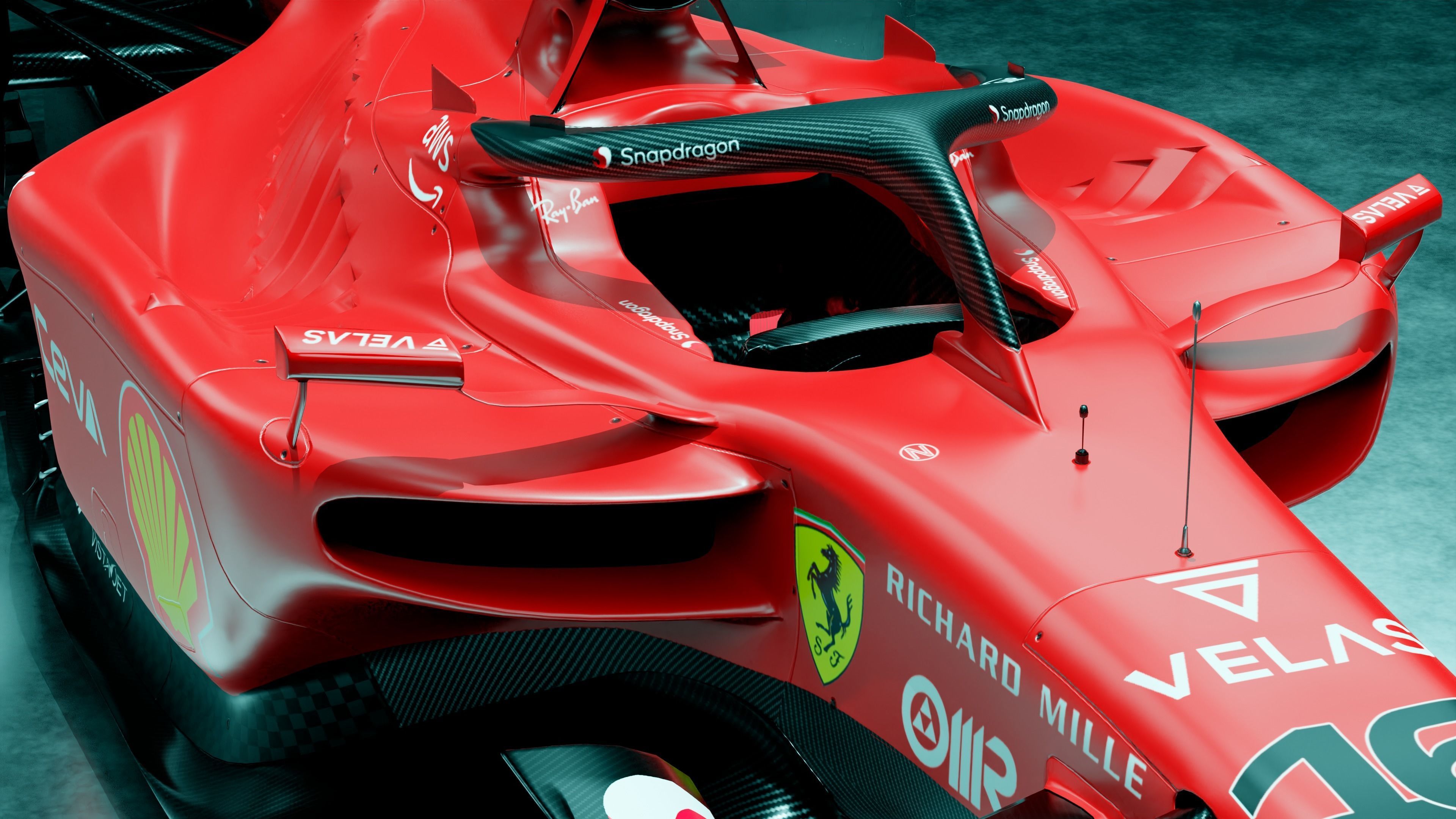 3D model f1 2022 Ferrari F1-75 VR / AR / low-poly | CGTrader