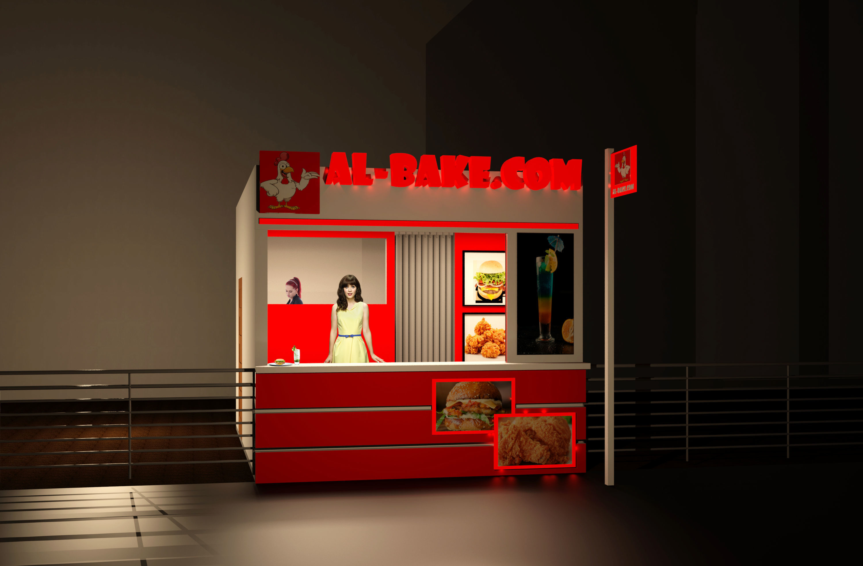 3d model of shop 3D model animated | CGTrader