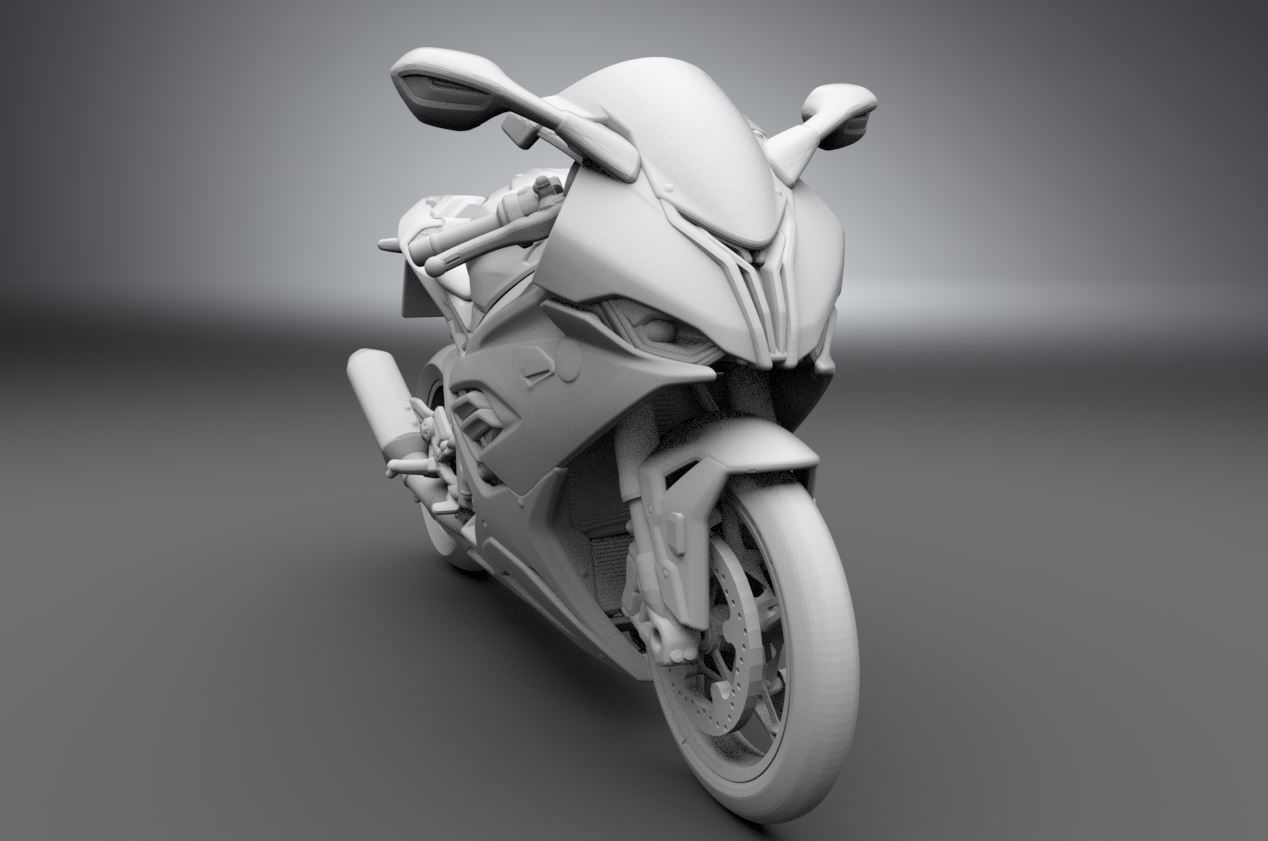 Sbike small scale model 3D model 3D printable | CGTrader