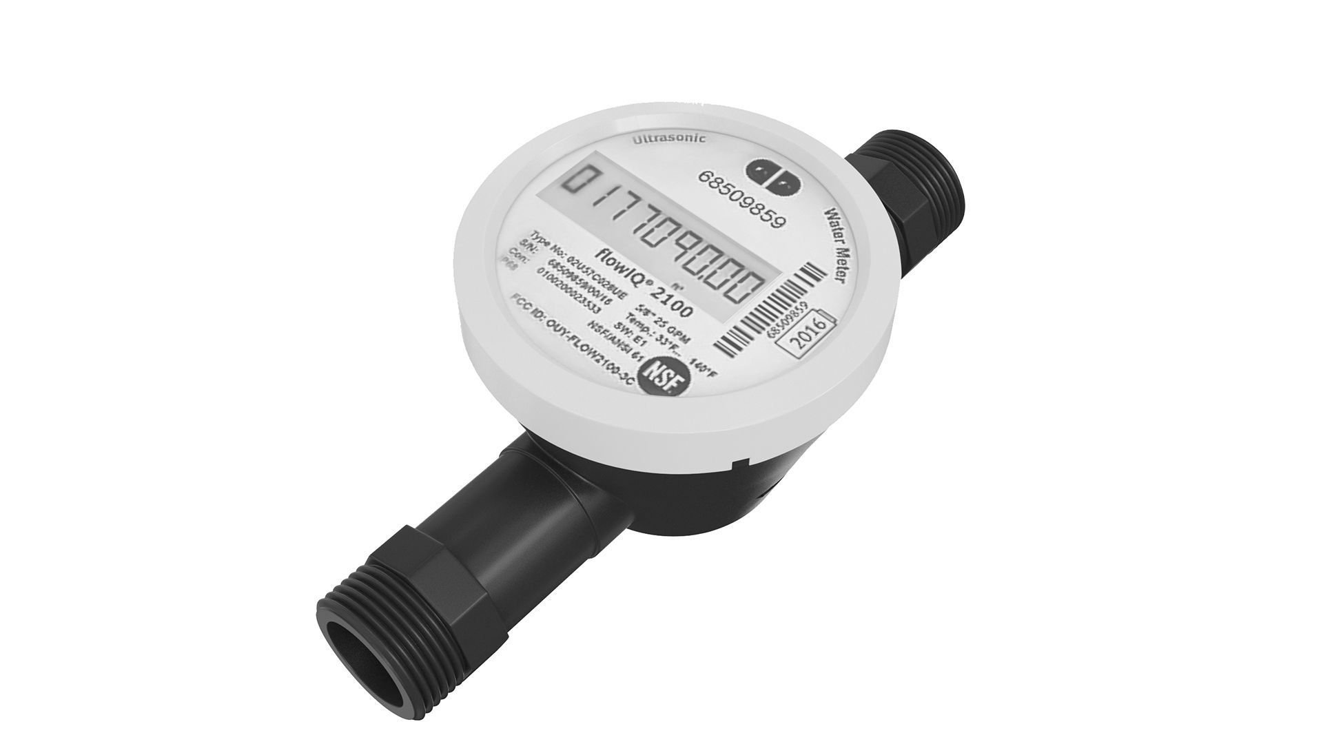 Kamstrup Smart Water Meter flowIQ 2100 3D model | CGTrader