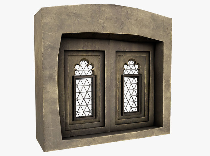 3D model Medieval window VR / AR / low-poly | CGTrader