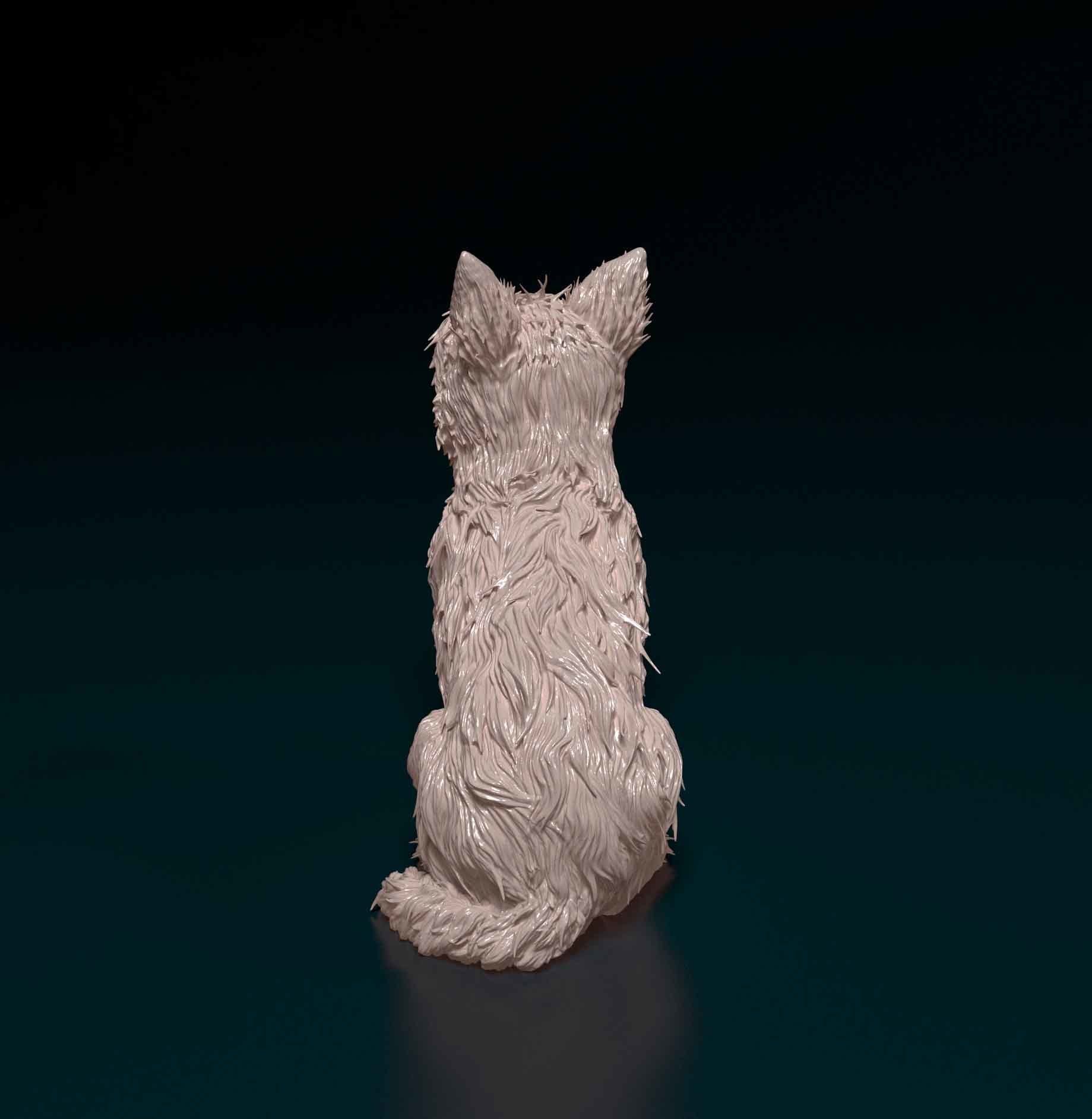 Yorkshire terrier 3D model 3D printable | CGTrader
