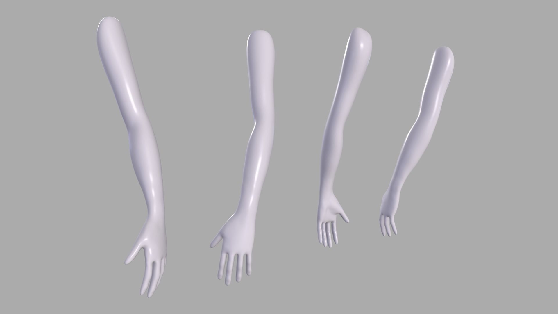 Female Arm Base sculpt mesh 3D model | CGTrader