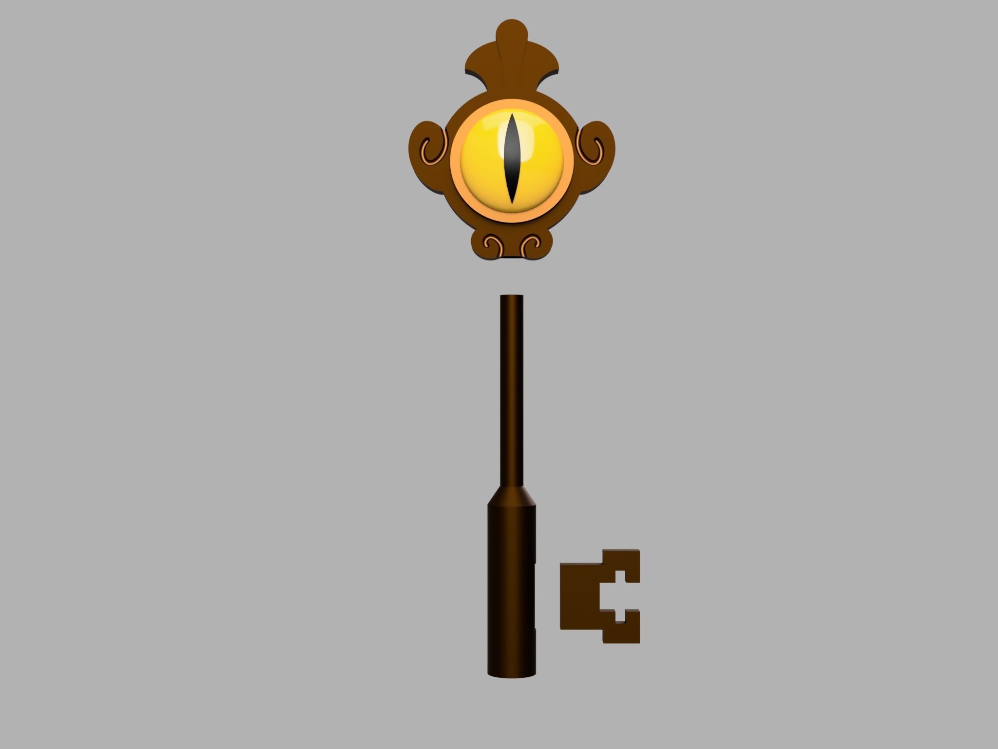 The Owl House Portal Key Necklace Cosplay 3D model 3D printable | CGTrader